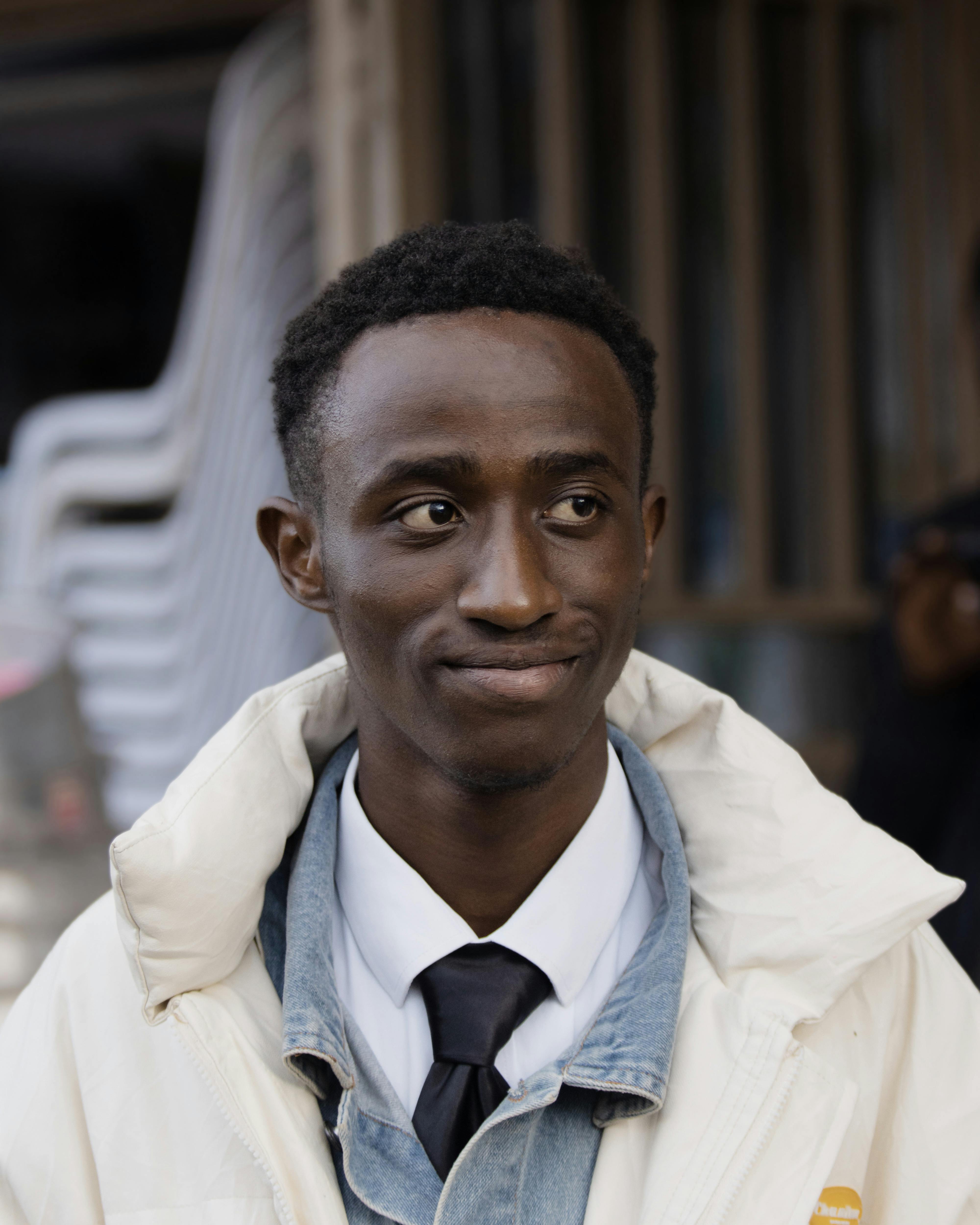 Portrait of Man in Jean Jacket · Free Stock Photo