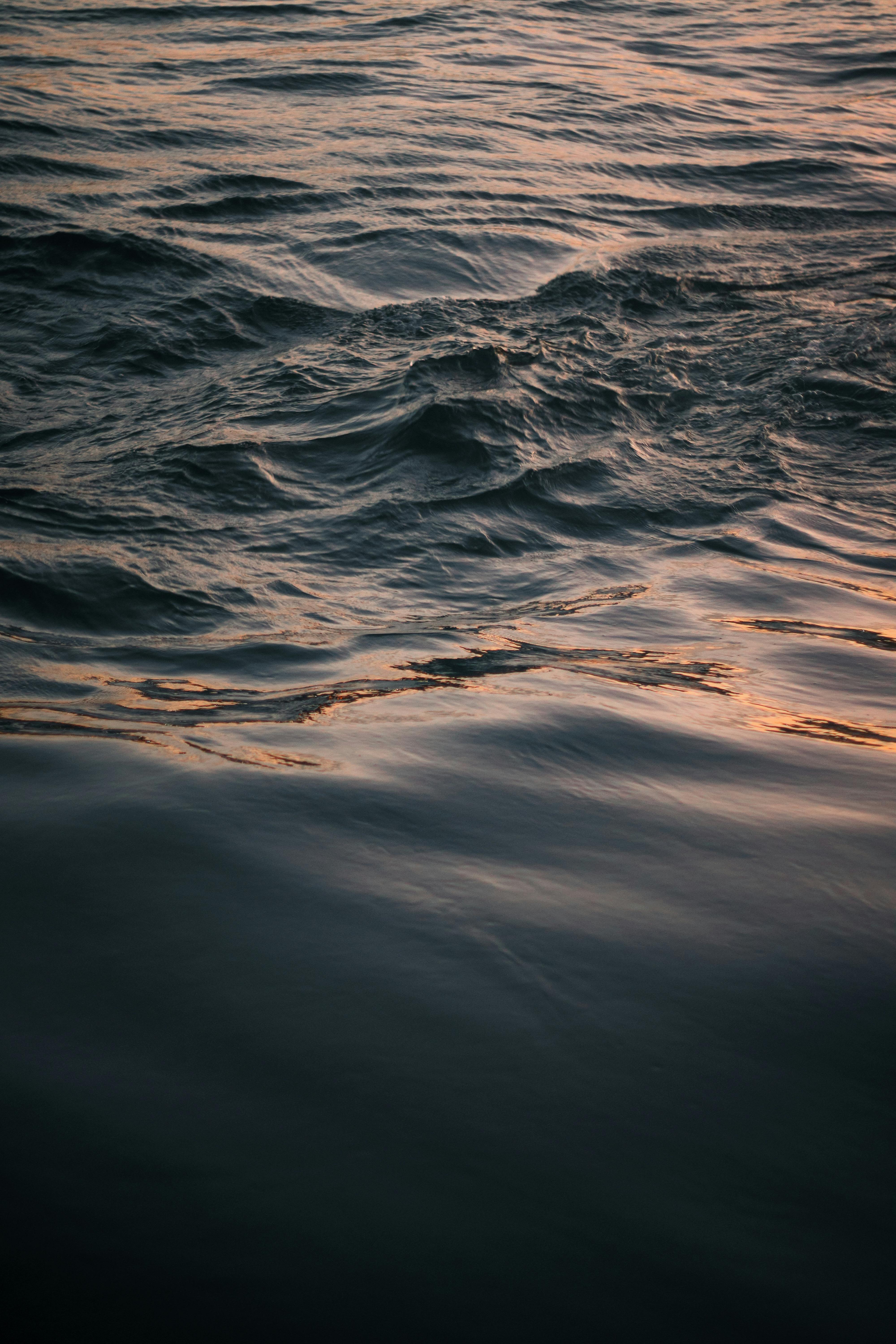 Tide Ripples in the Sea Water · Free Stock Photo