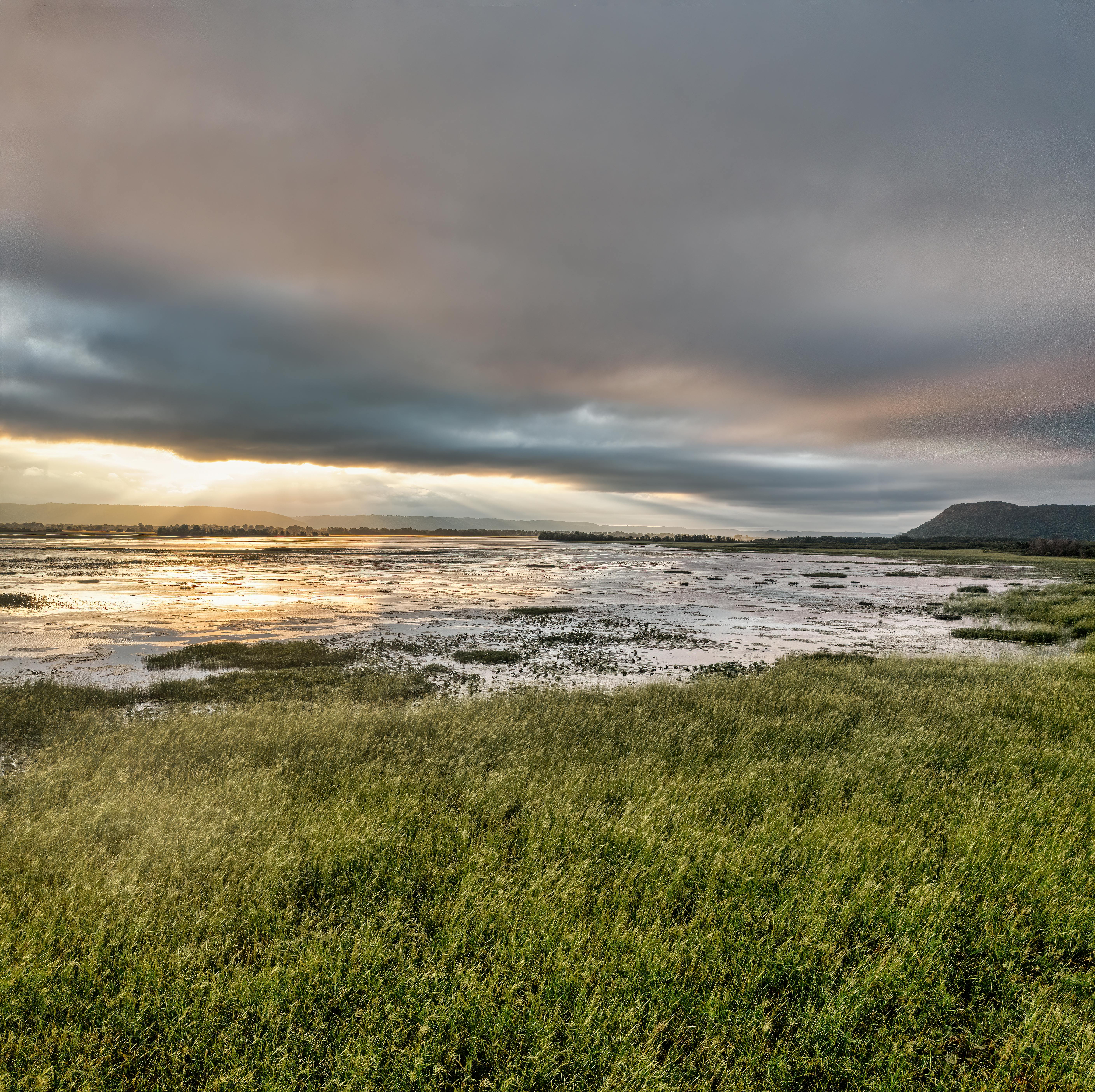Rain Clouds over Lake on Swamp · Free Stock Photo