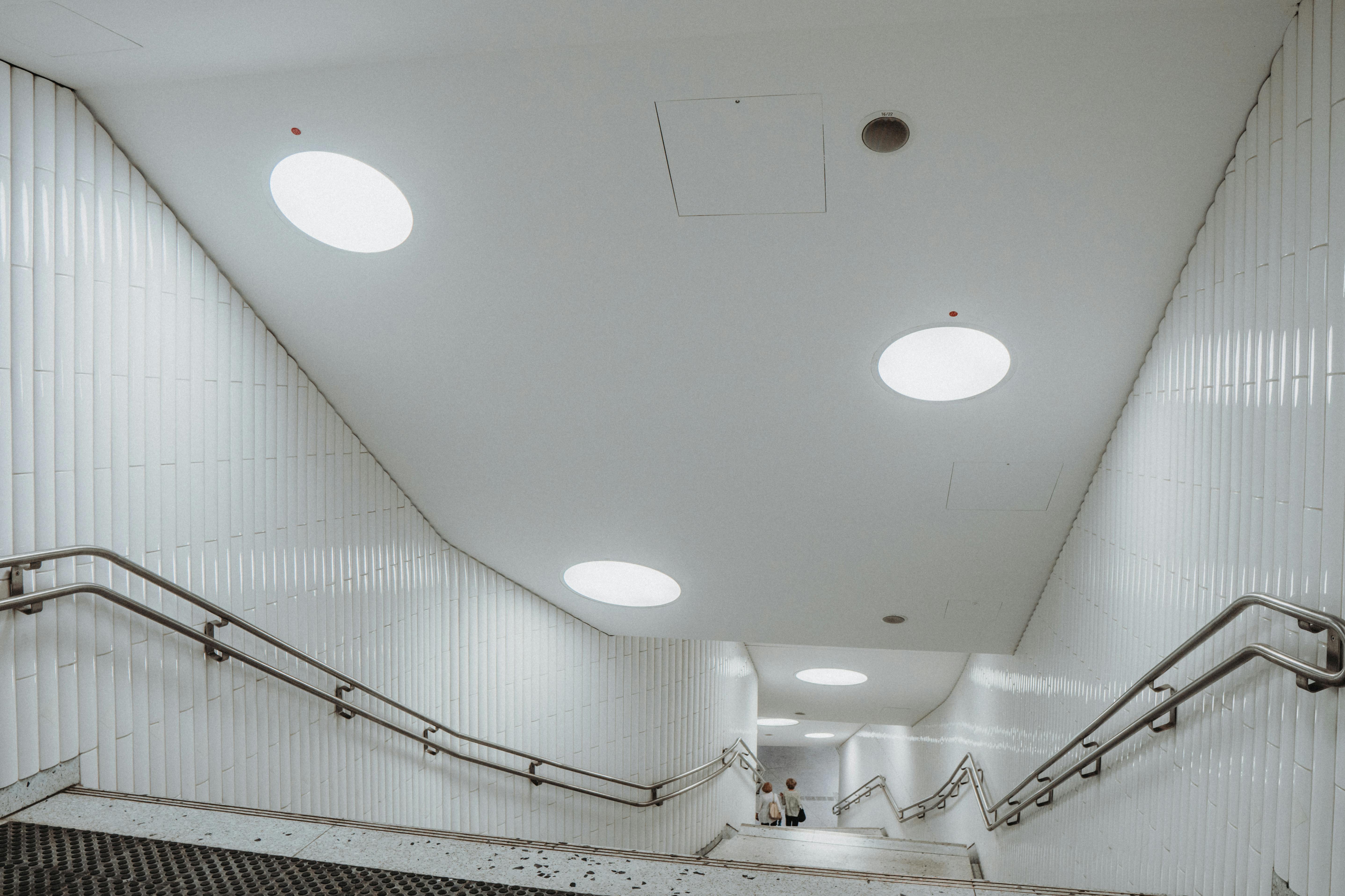 Brightly Lit Staircase · Free Stock Photo