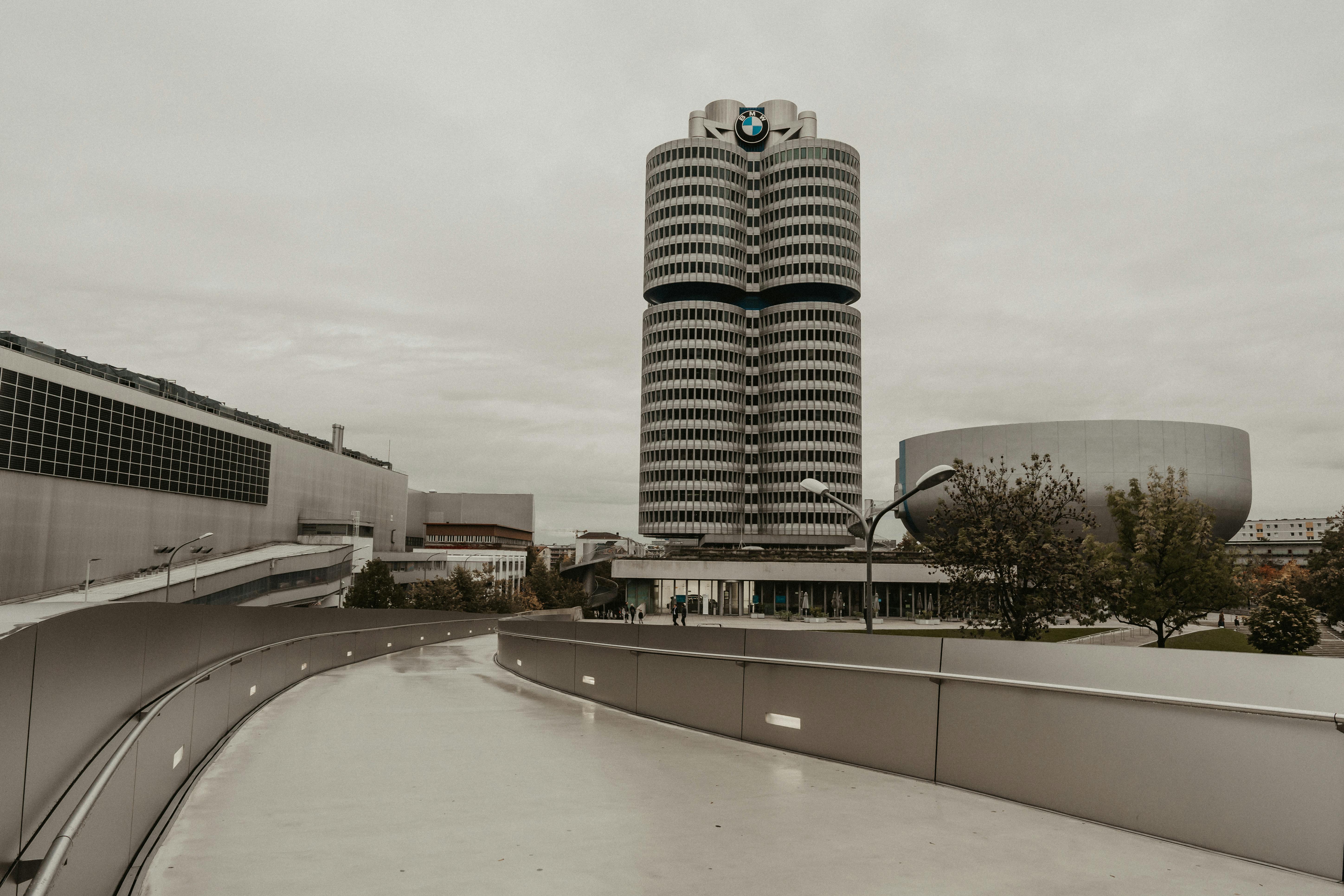 Exterior of the BMW Headquarters in Munich, Germany · Free Stock Photo