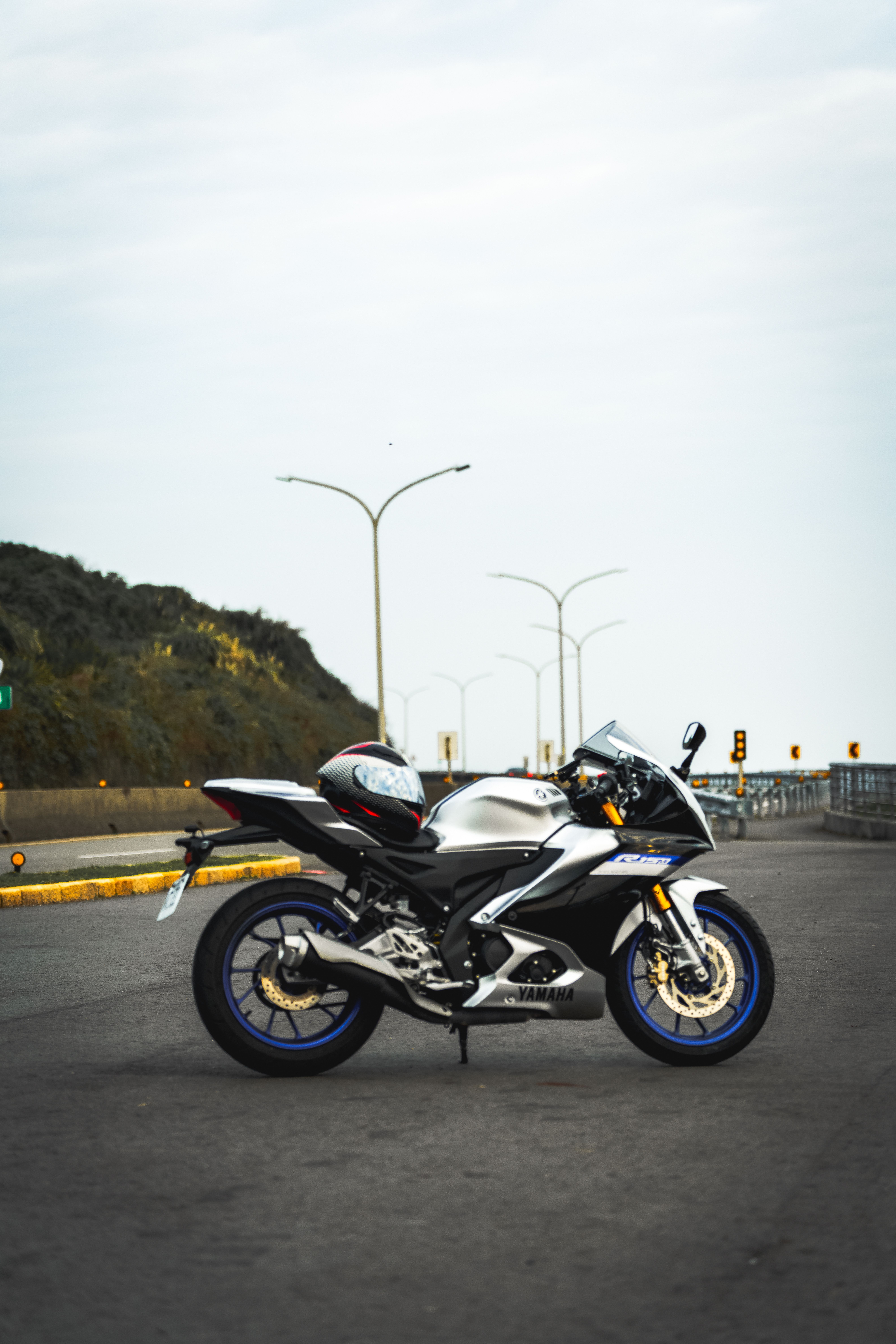 Yamaha R15M on Road · Free Stock Photo