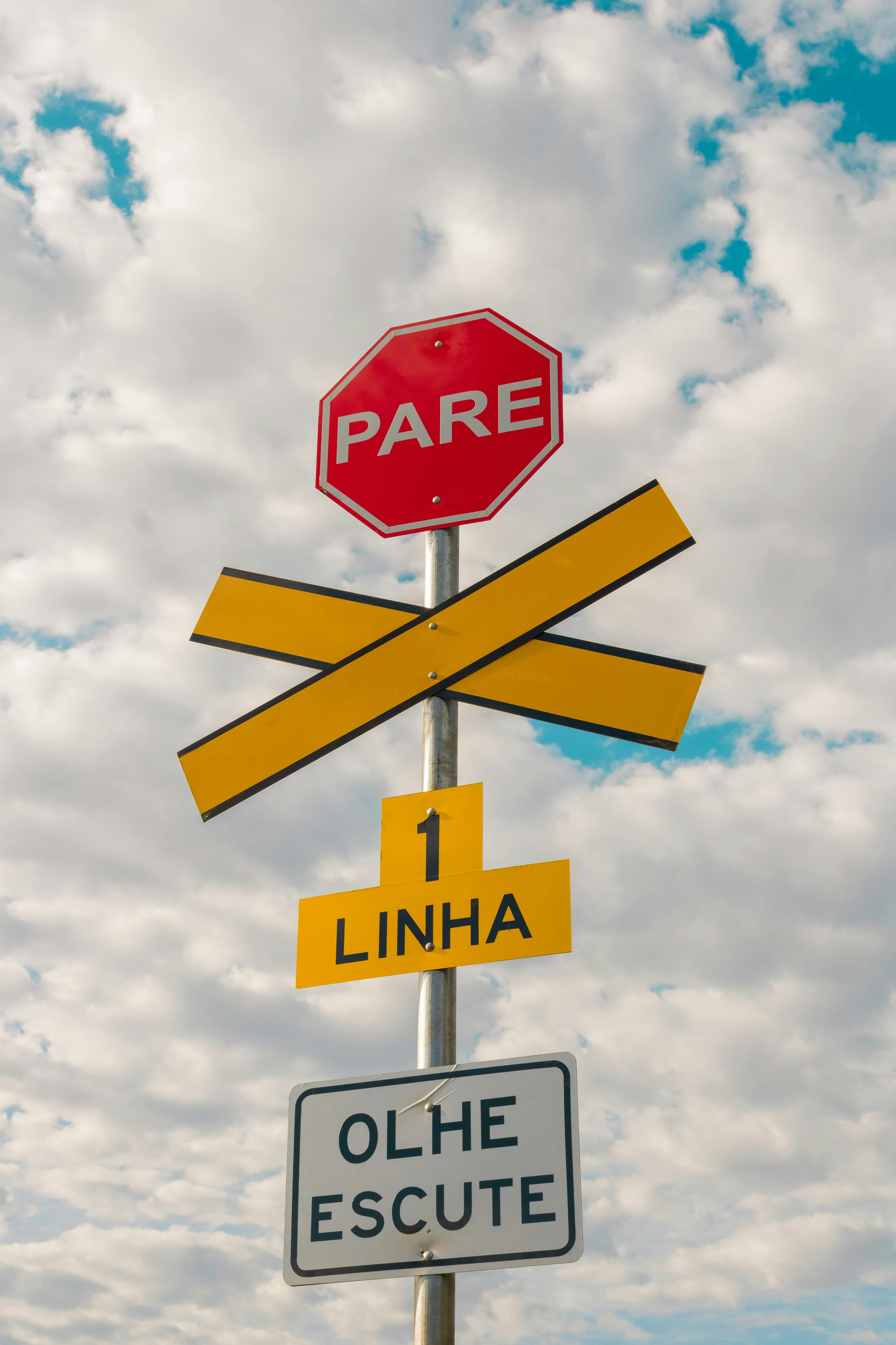 Traffic Sign by the Sea · Free Stock Photo