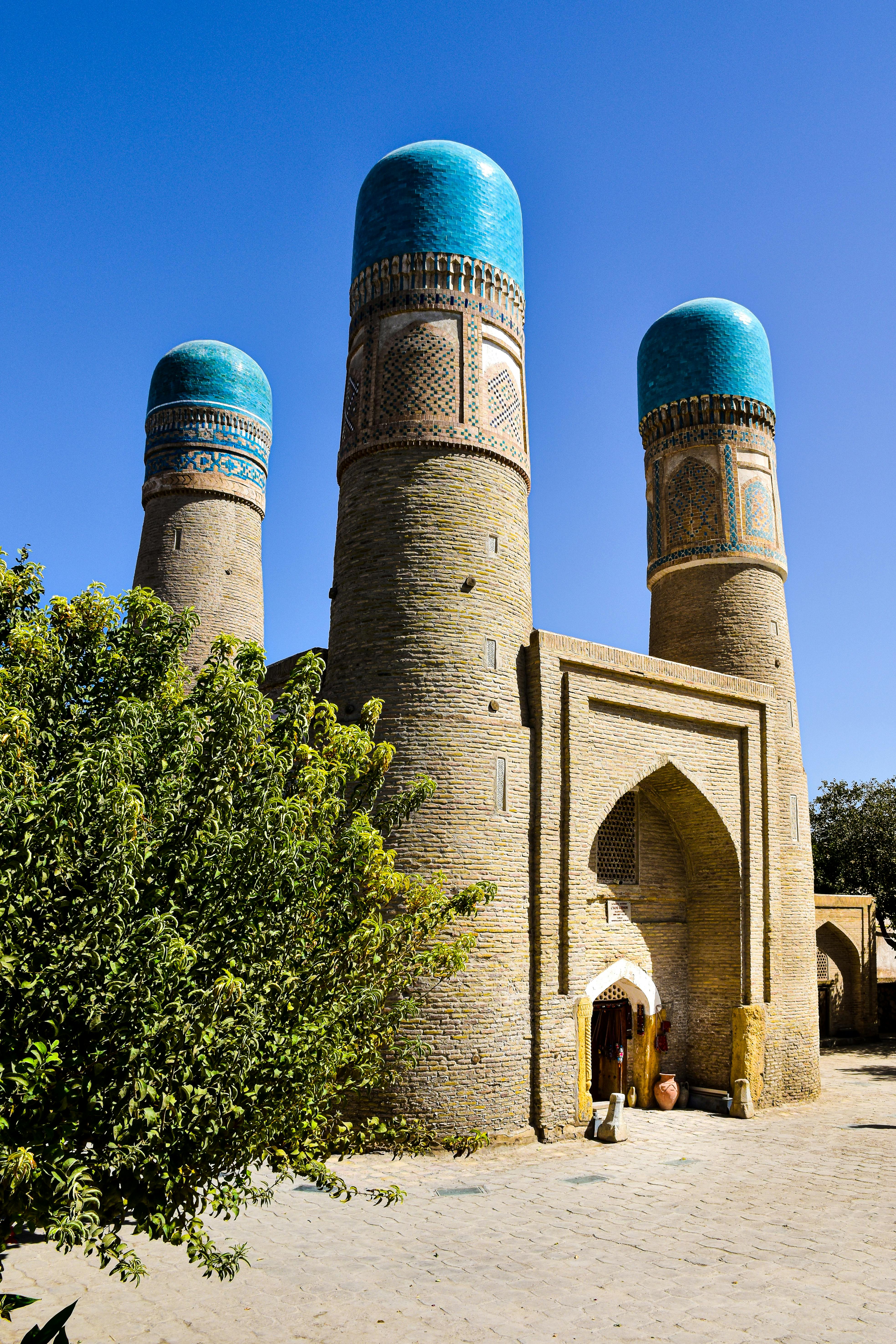 Chor Minor Madrasa in Buhara in Uzbekistan · Free Stock Photo
