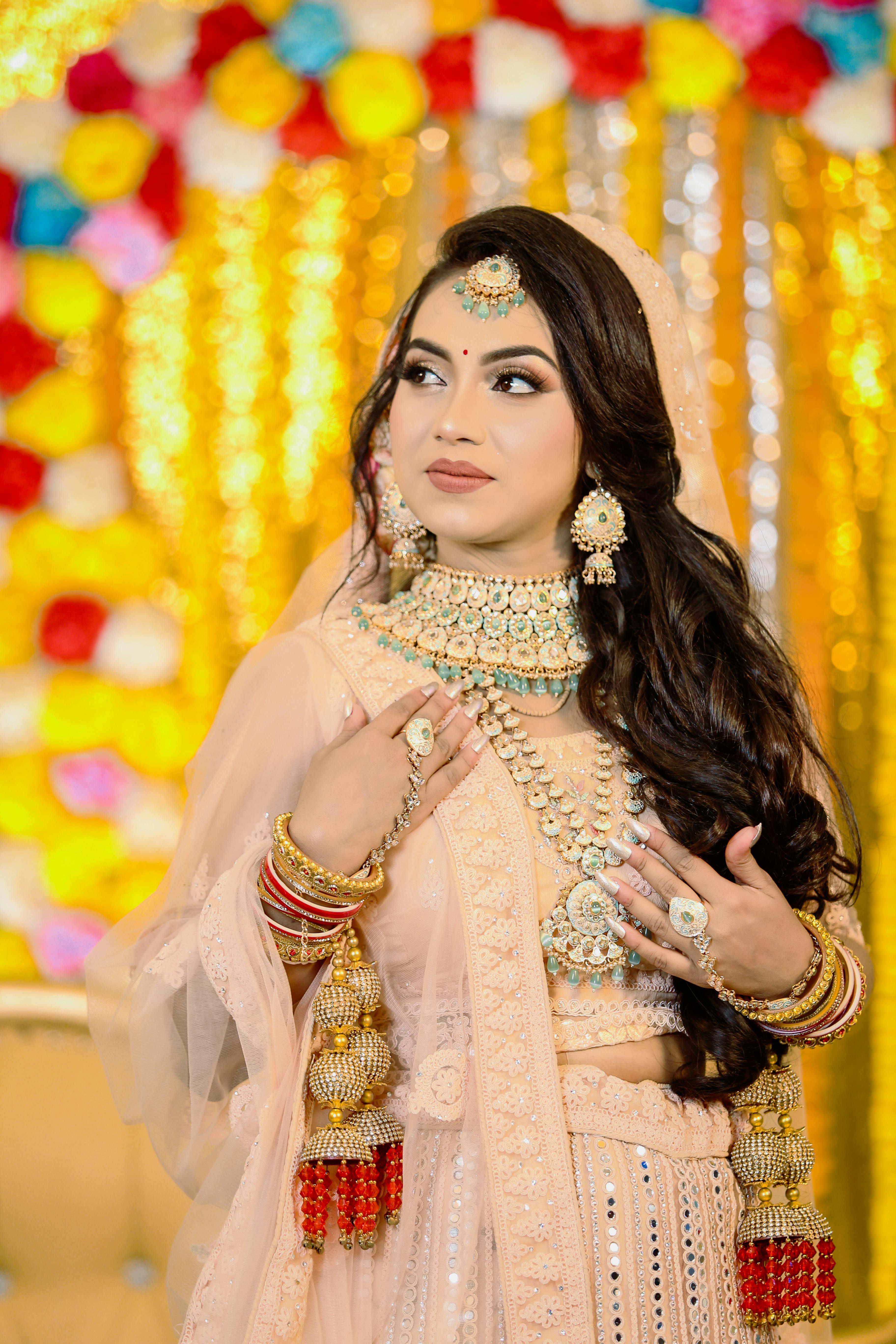 Beautiful Woman in a Traditional Indian Dress · Free Stock Photo