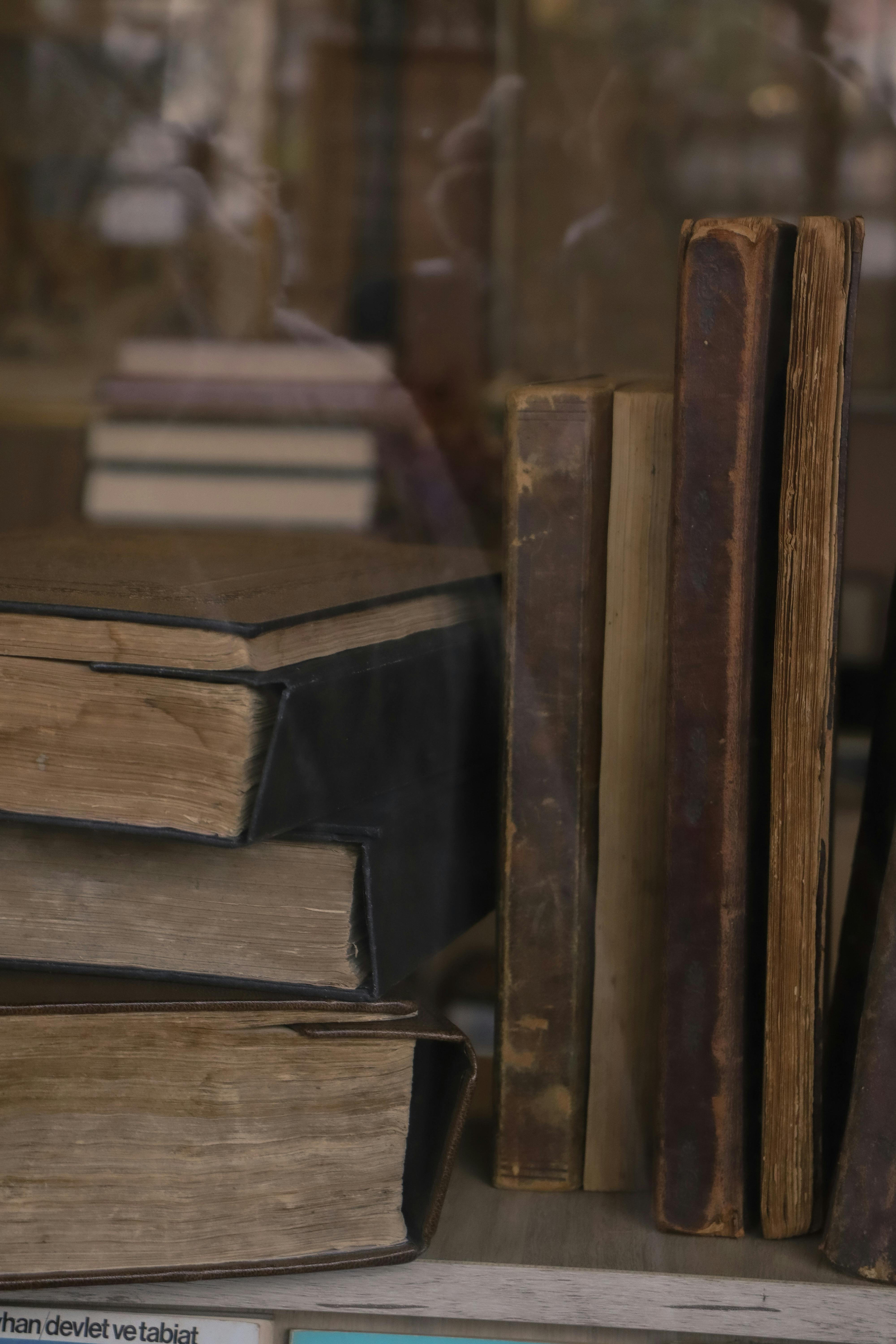 Display of Old Books · Free Stock Photo