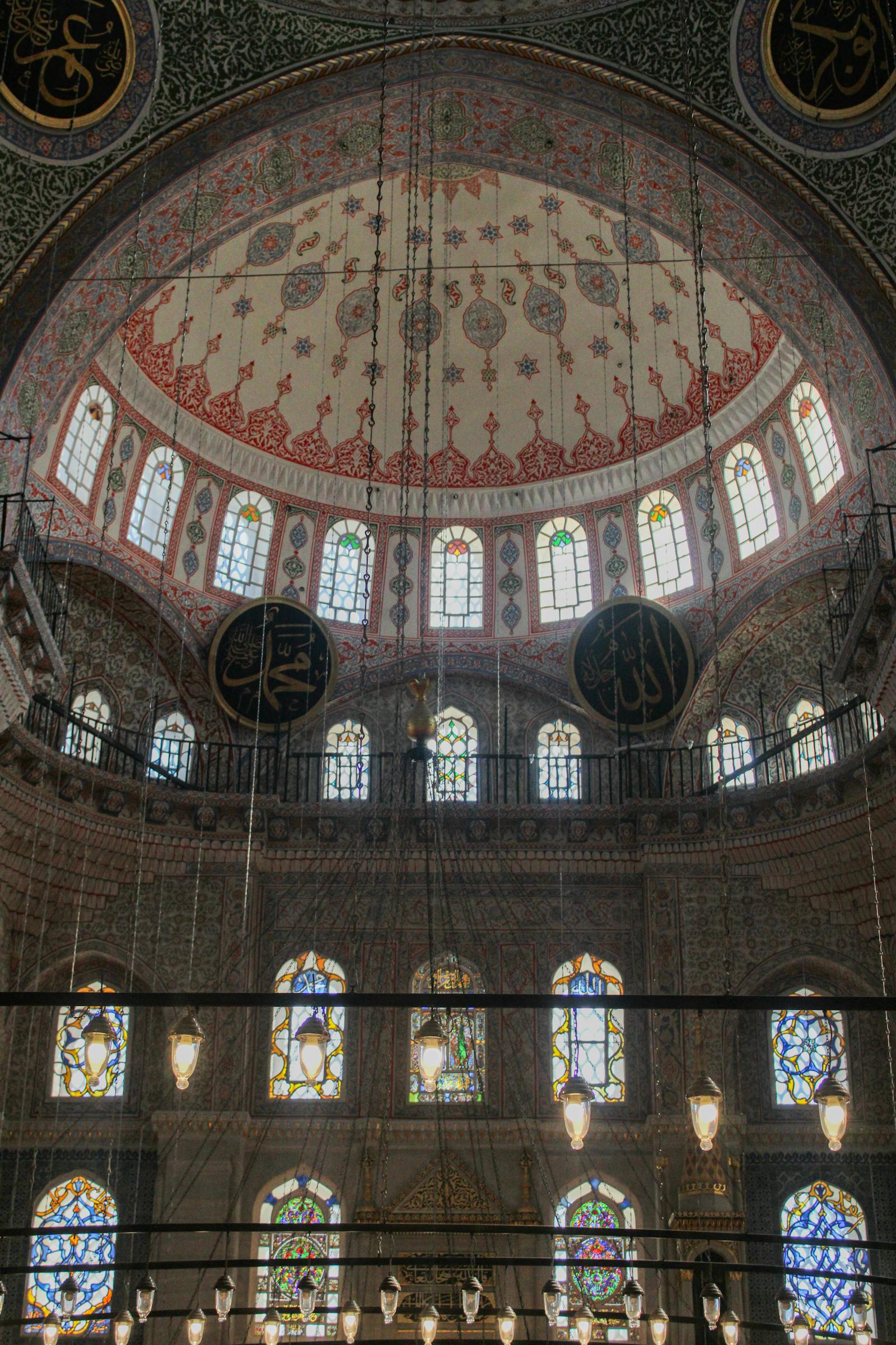 Stain Glass Window In Blue Mosque In Istanbul Photos, Download The BEST ...