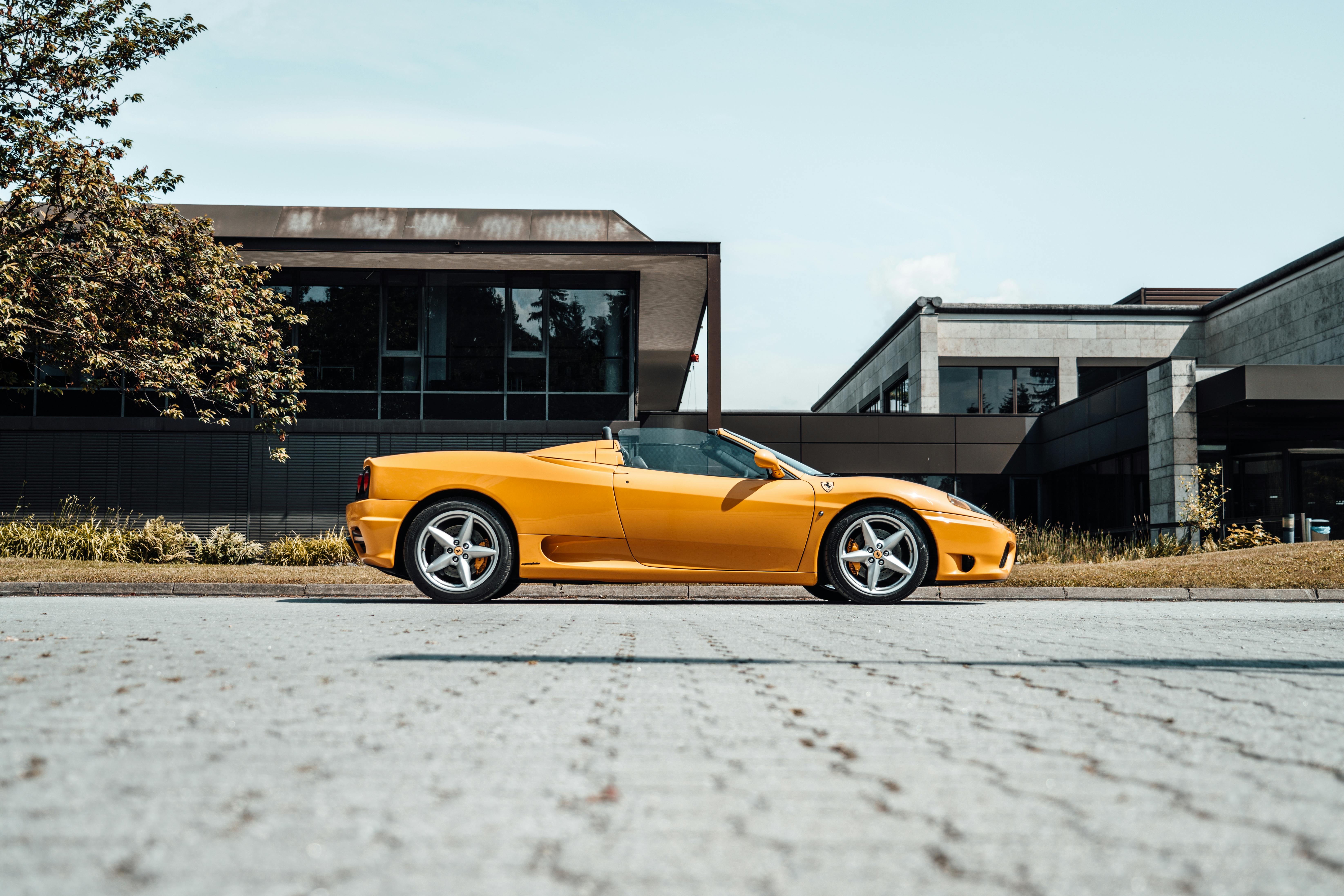 Expensive Yellow Convertible · Free Stock Photo