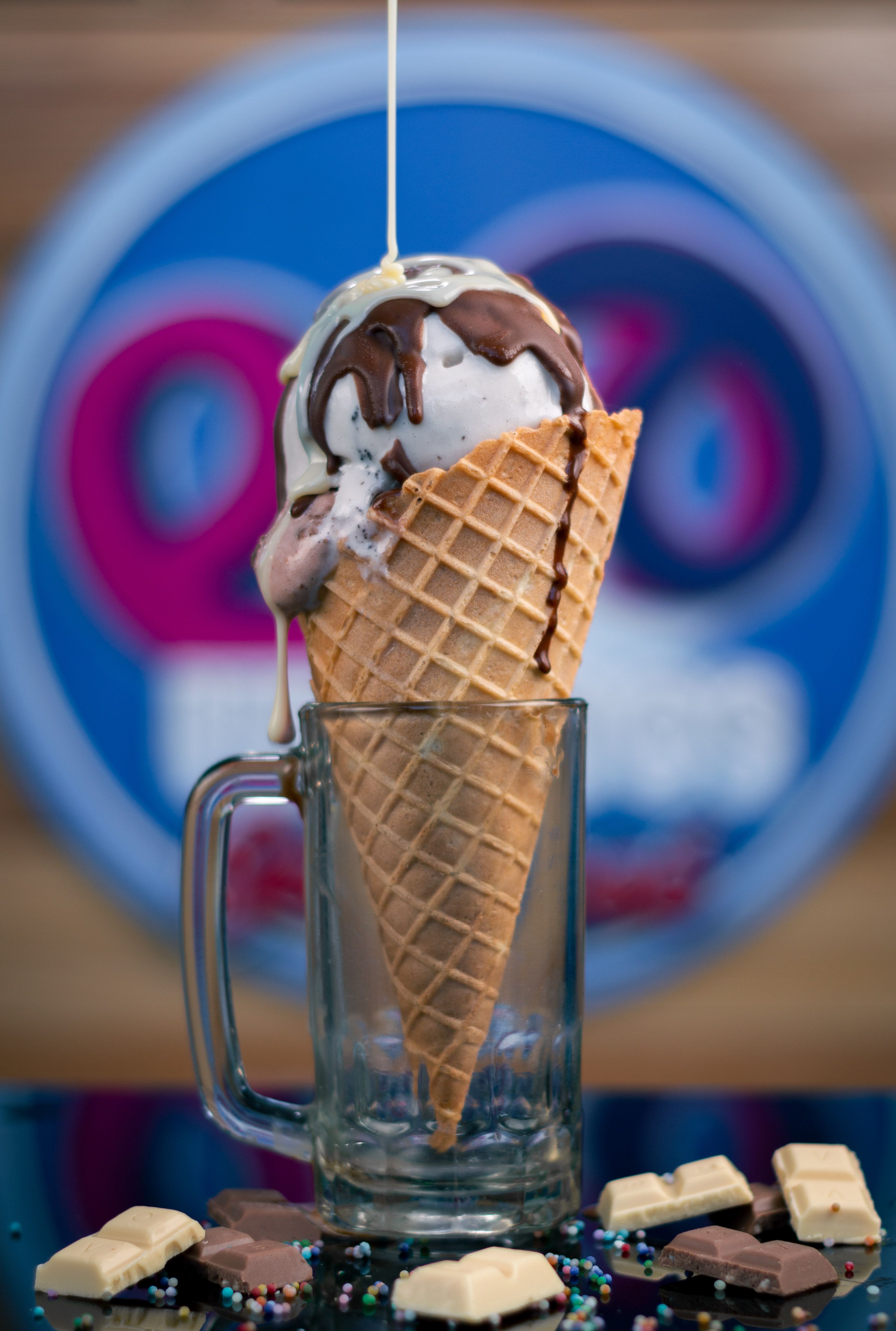 Ice in a Cone · Free Stock Photo