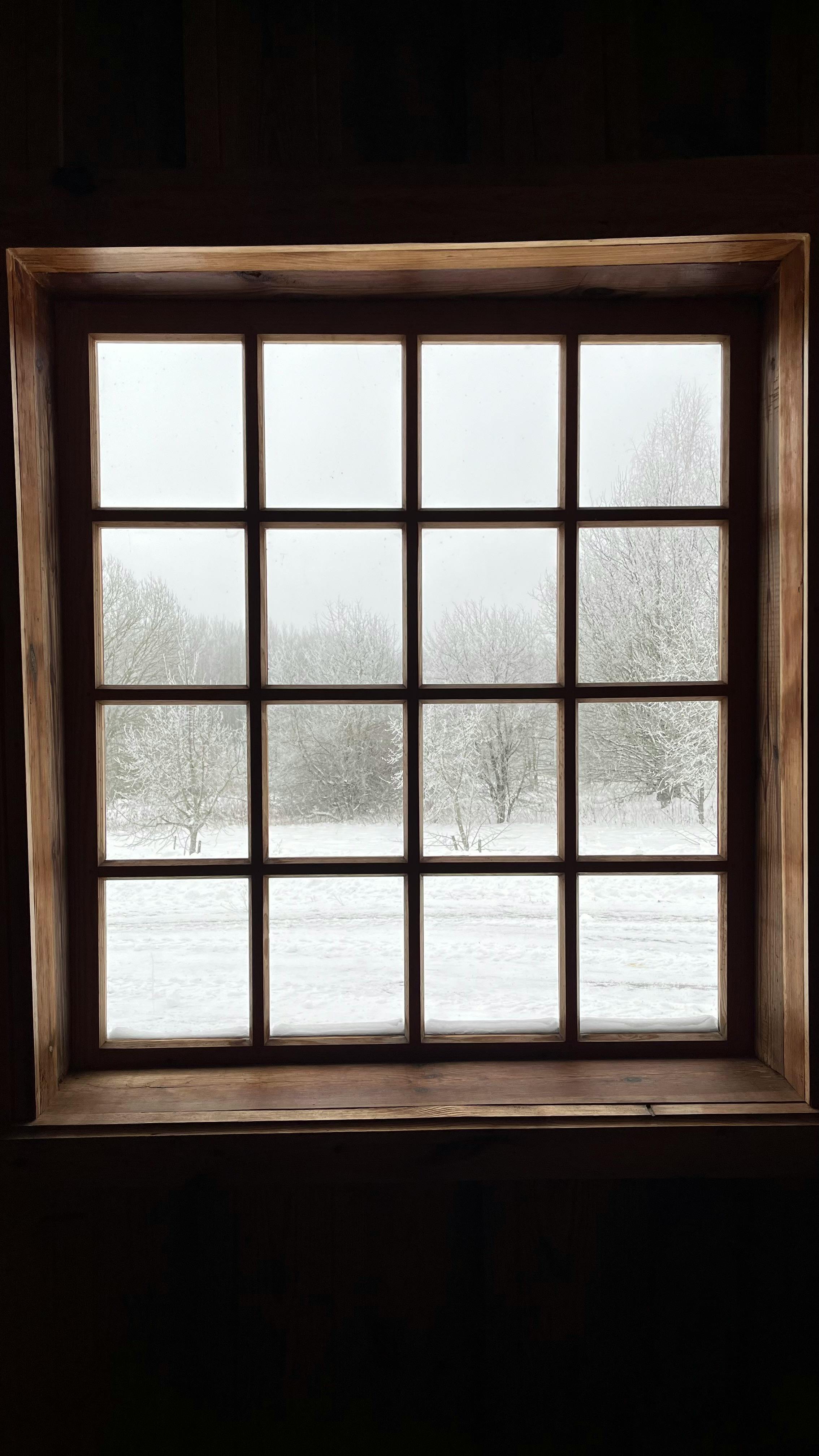 Two Brown Wooden Framed 6-lite Window Panes · Free Stock Photo