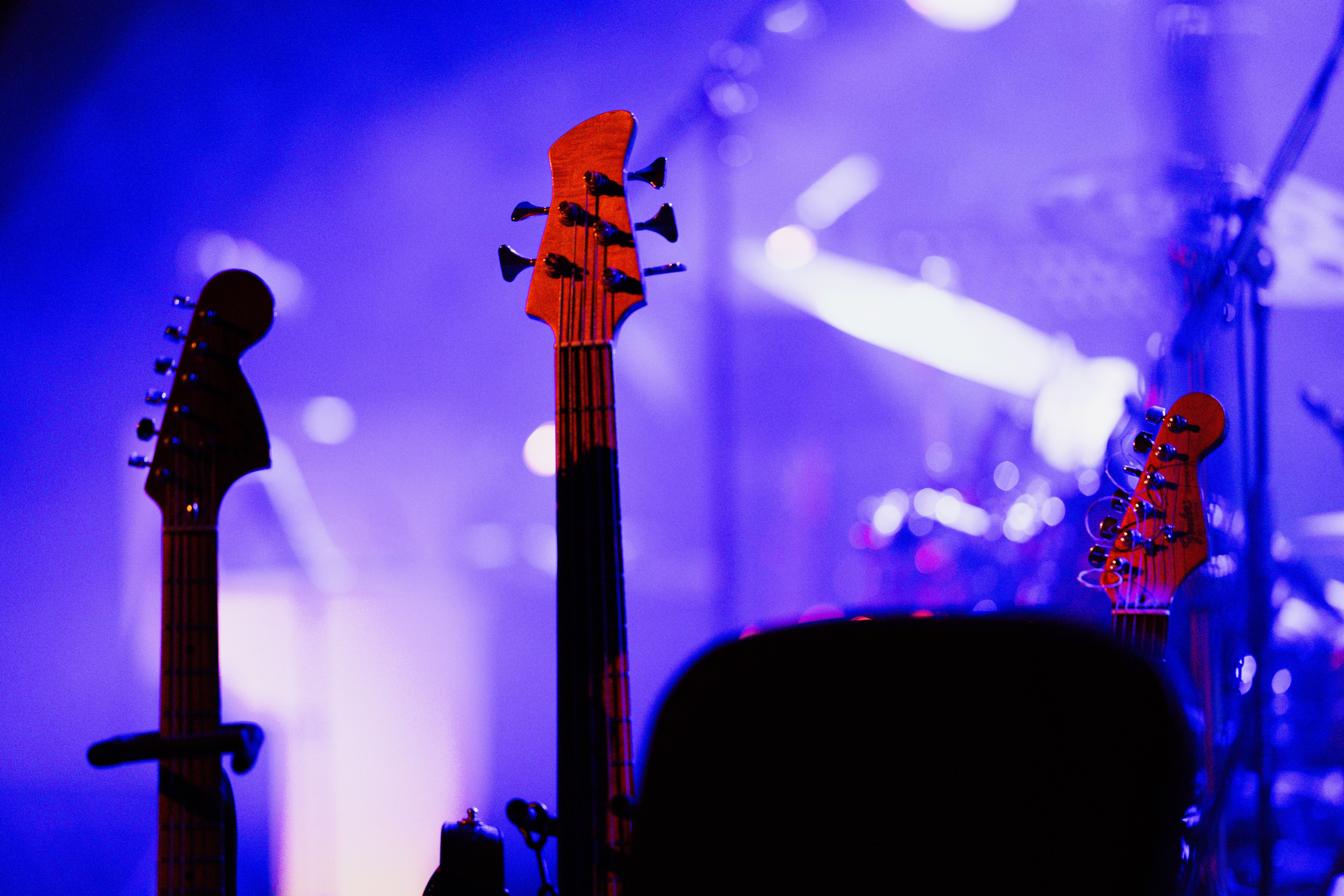 Musical Instruments on a Stage · Free Stock Photo