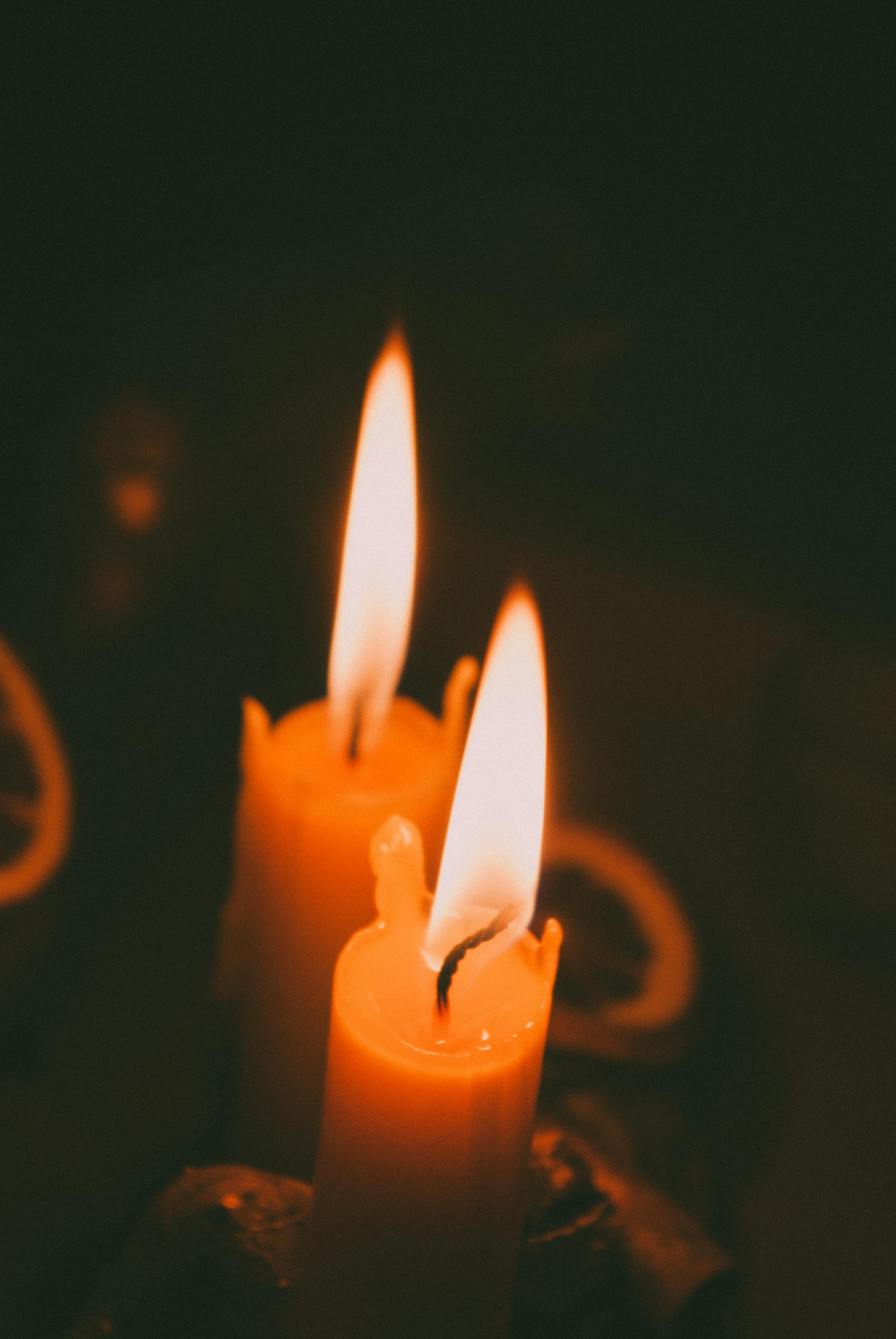 Close Up of Candles · Free Stock Photo
