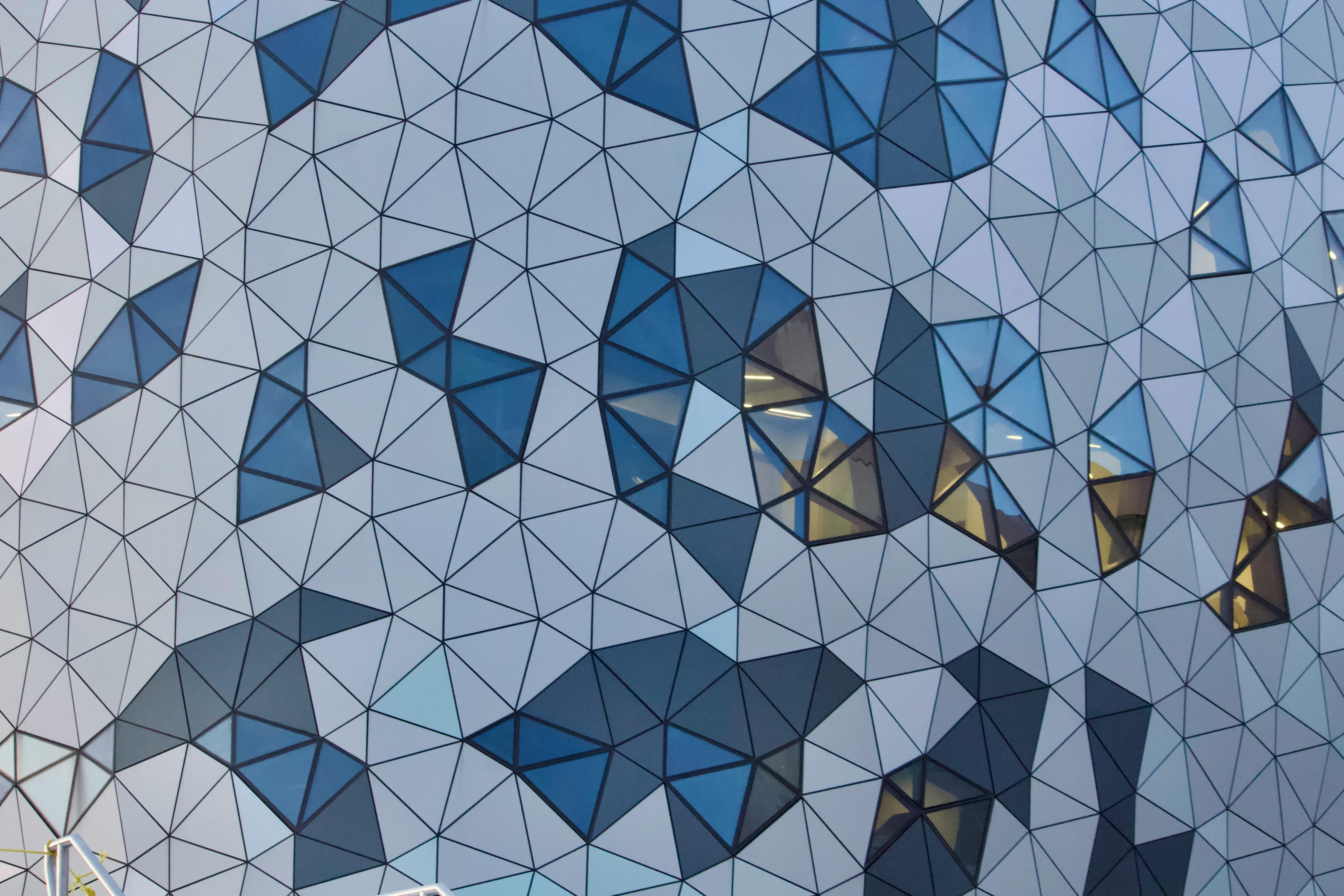 Modern Pattern on Wall · Free Stock Photo