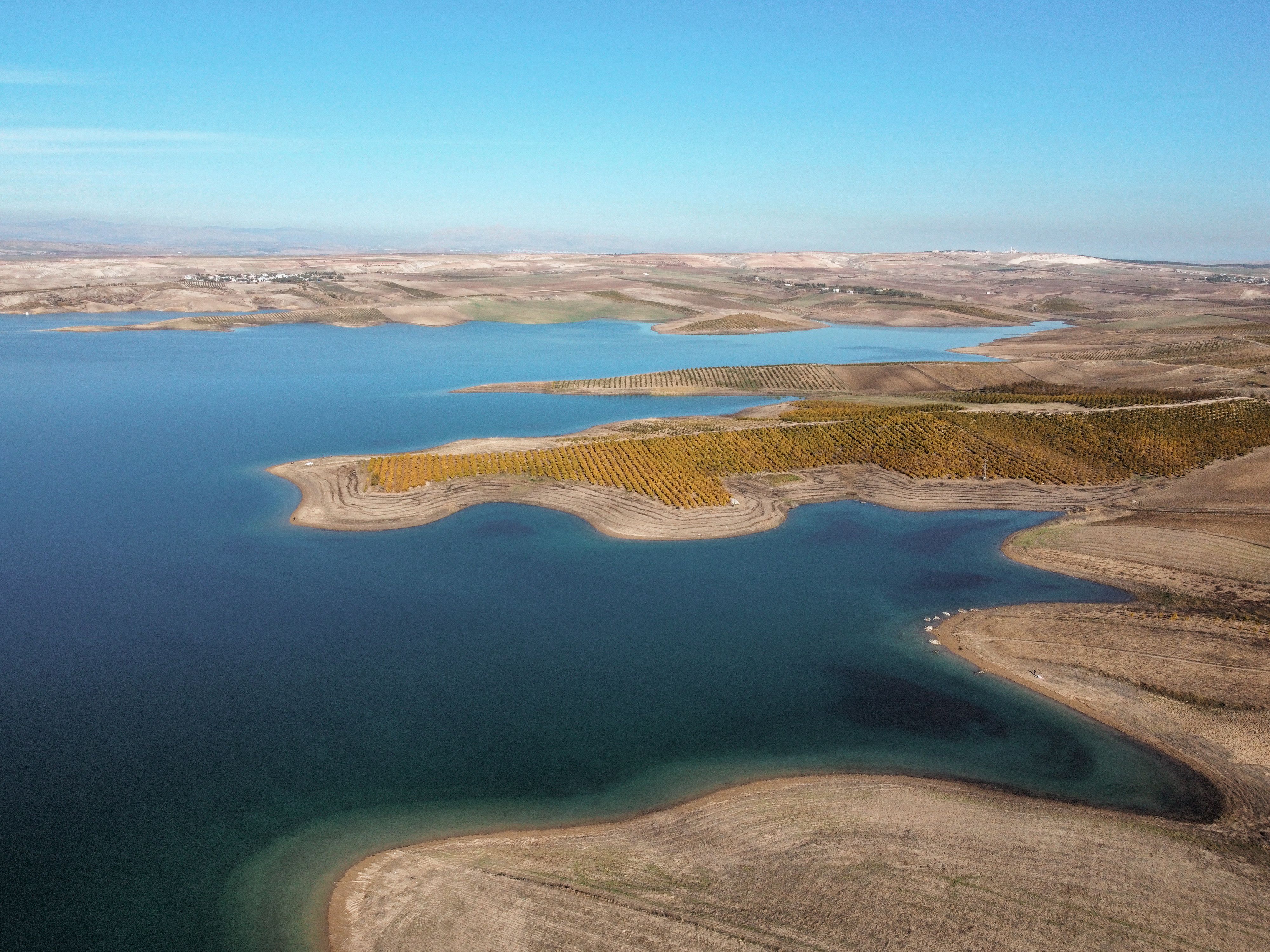Aerial View of a Dock on Water · Free Stock Photo