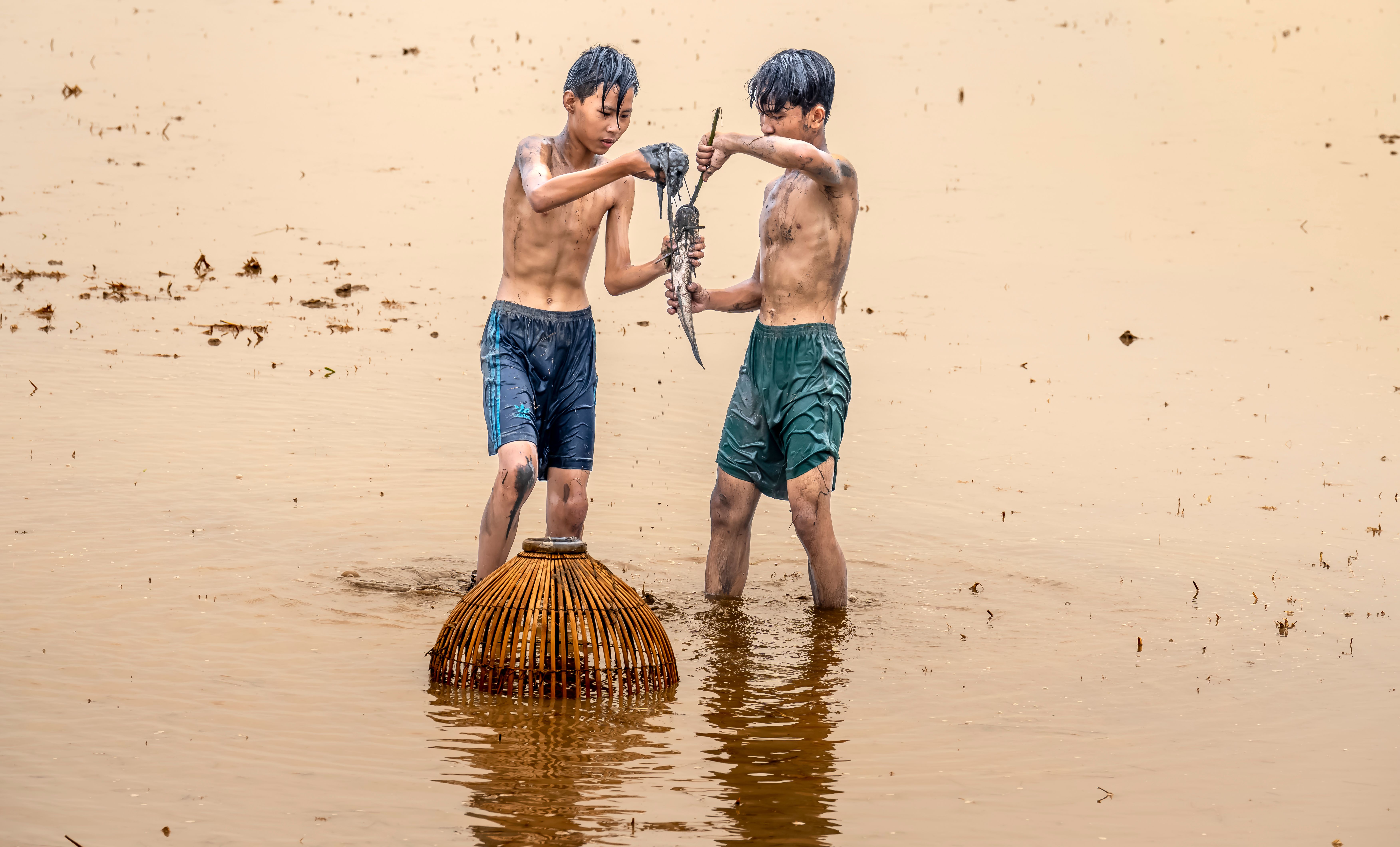 Two Boy In River Photos, Download The BEST Free Two Boy In River Stock ...