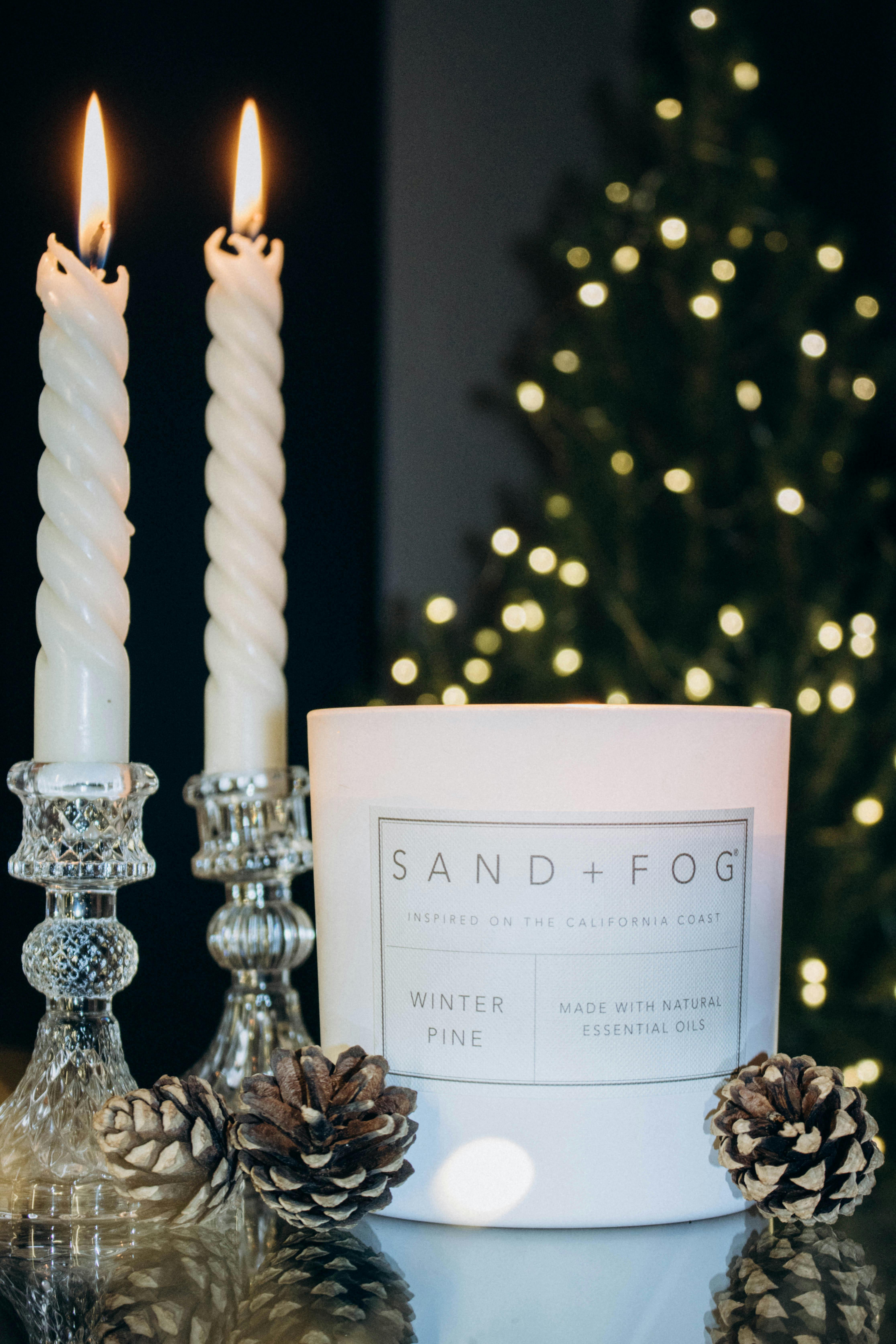 Lighted White Candle · Free Stock Photo