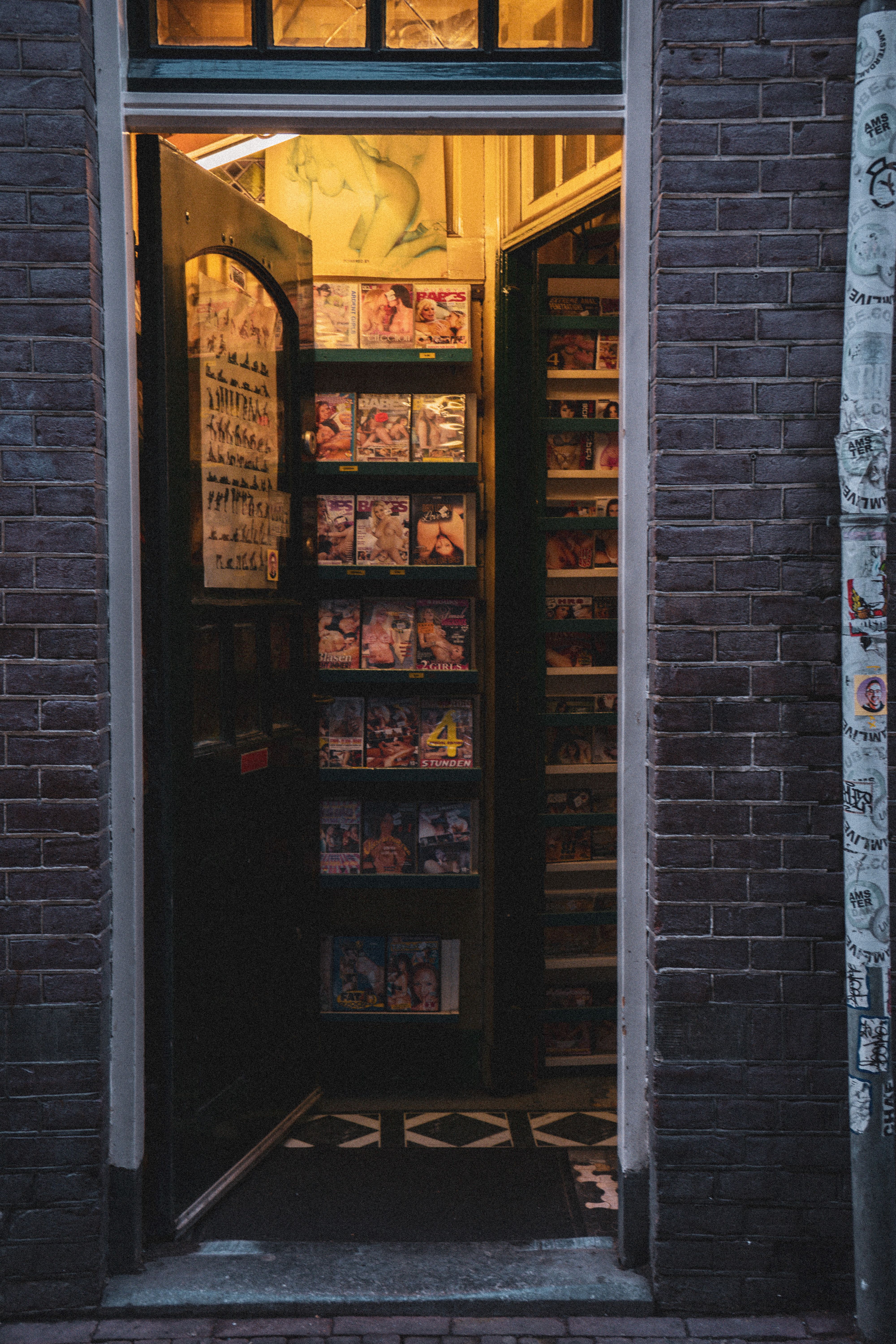 Open Door of a Video Store · Free Stock Photo