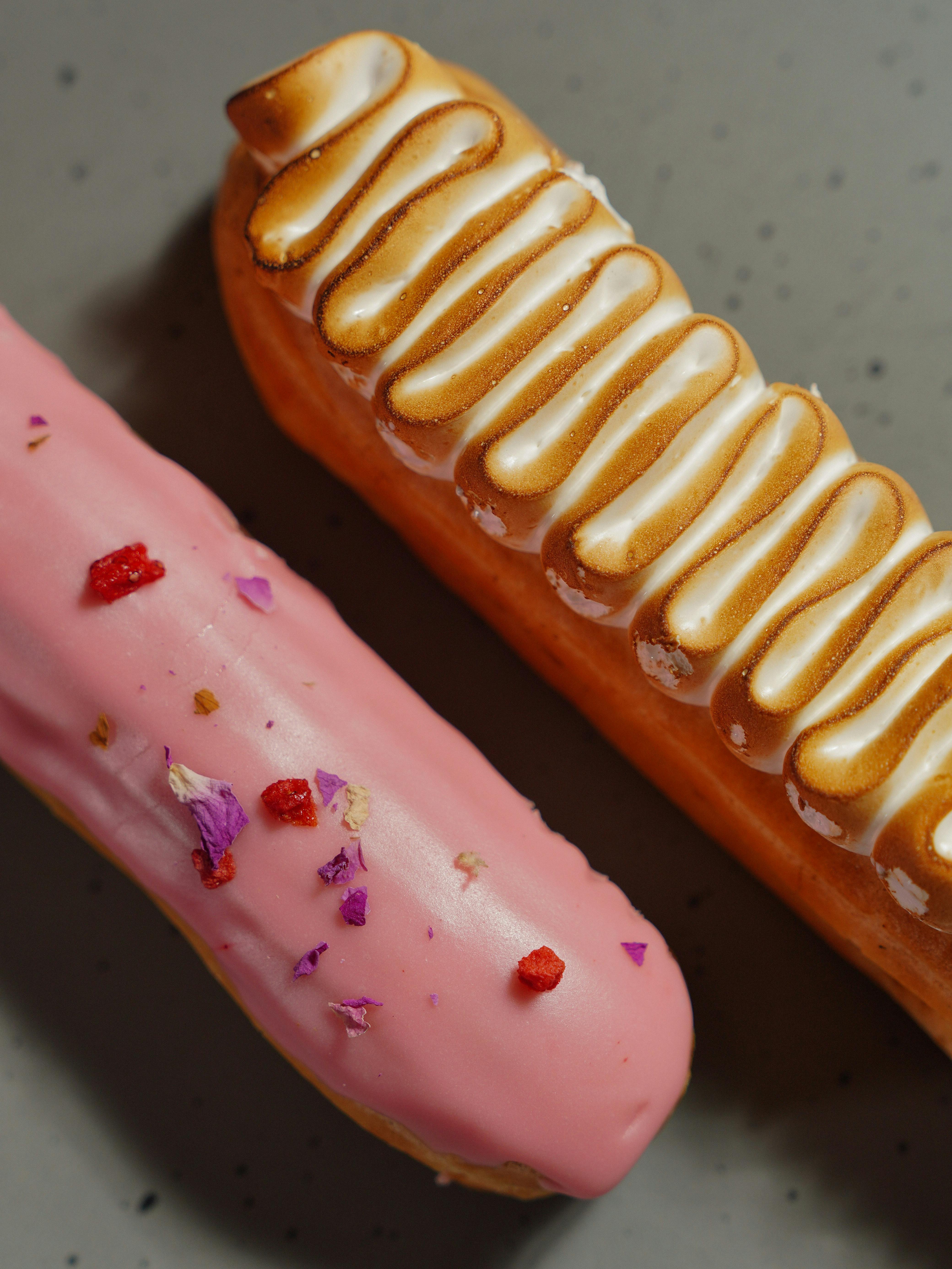 Colorful Snacks with Cream · Free Stock Photo