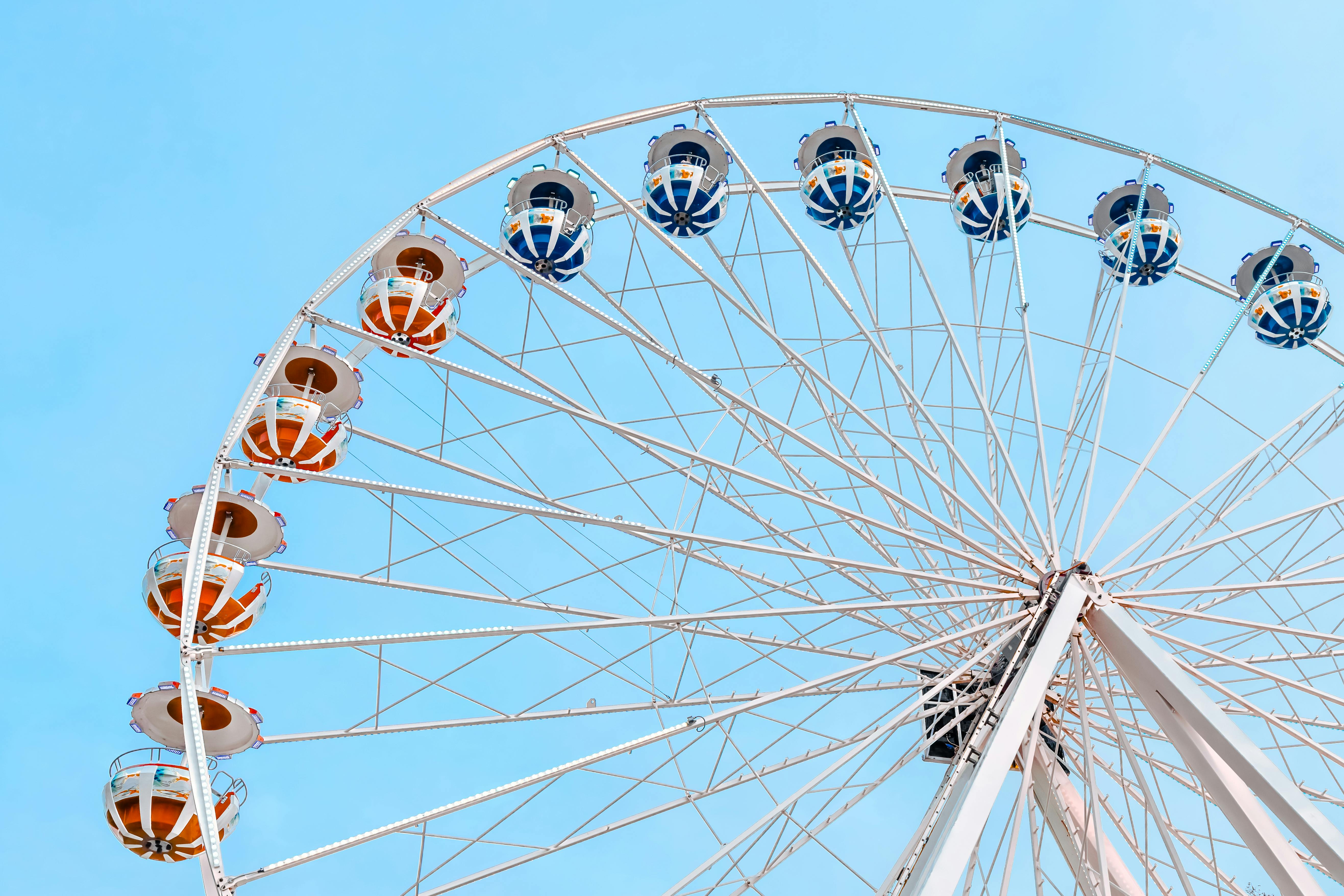 Close up Photograph of Ferris Wheel · Free Stock Photo