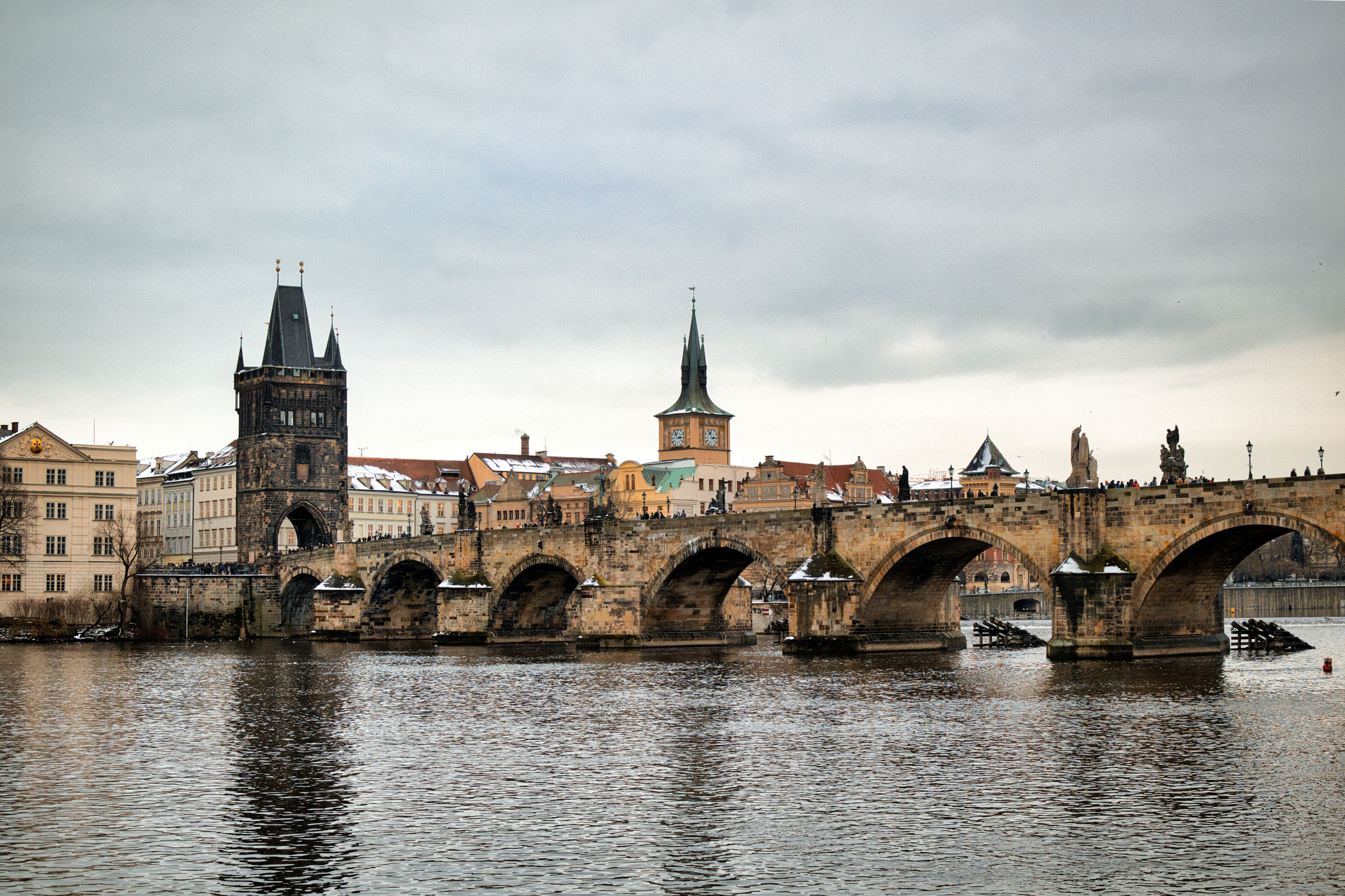 Classical Bridge above River · Free Stock Photo