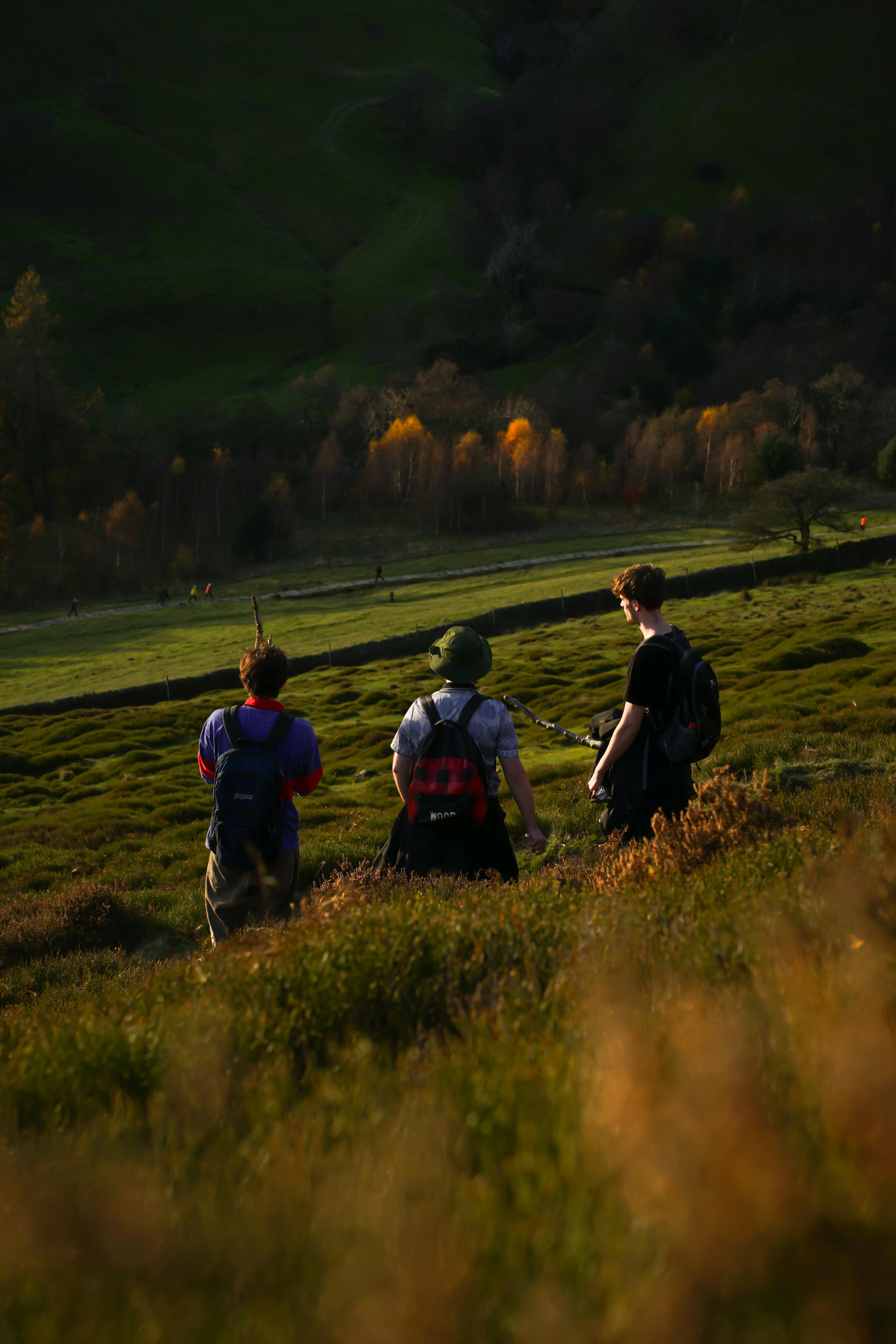 Group of Friends on a Field · Free Stock Photo