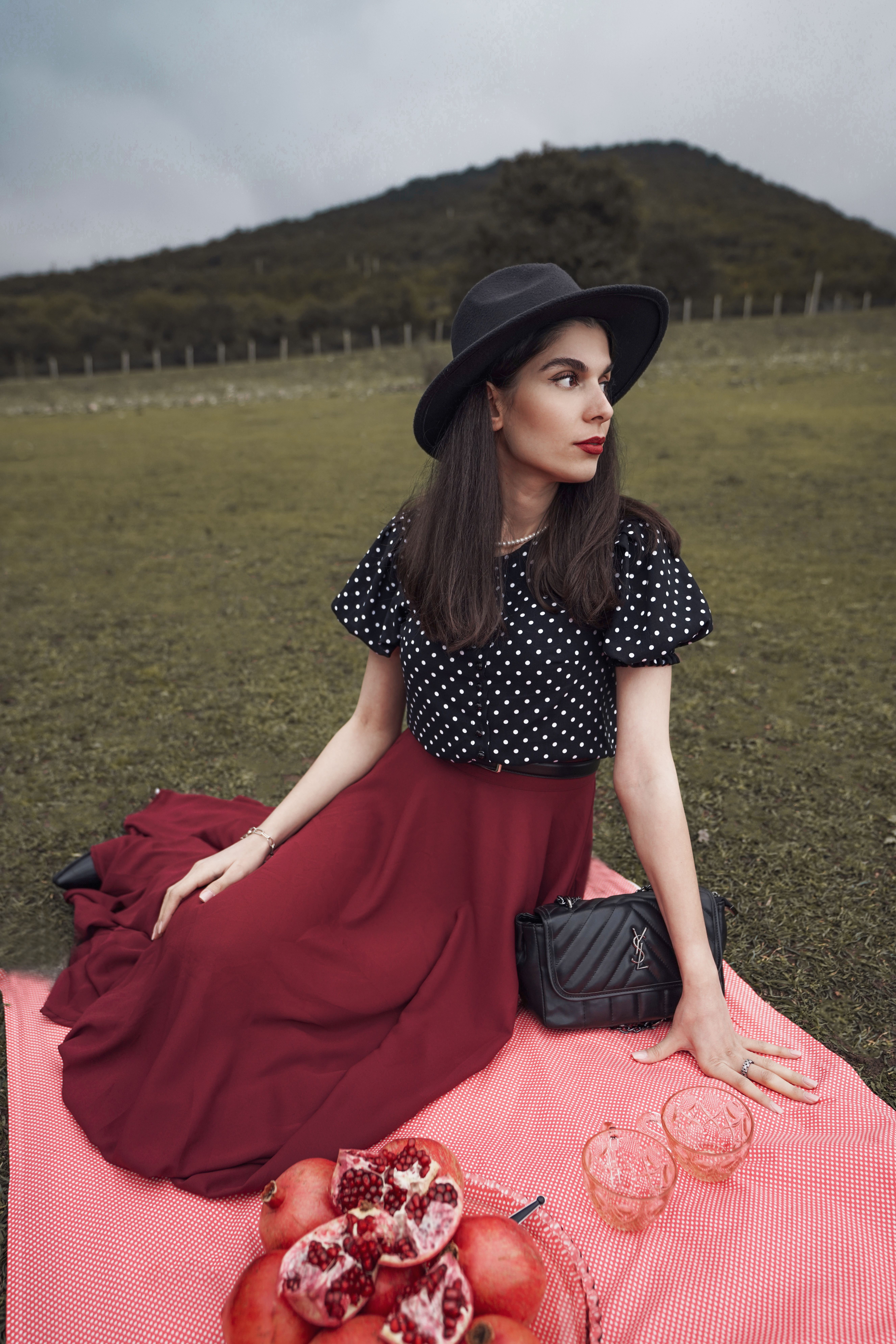 Elegant Model Wearing Long Red Skirt · Free Stock Photo