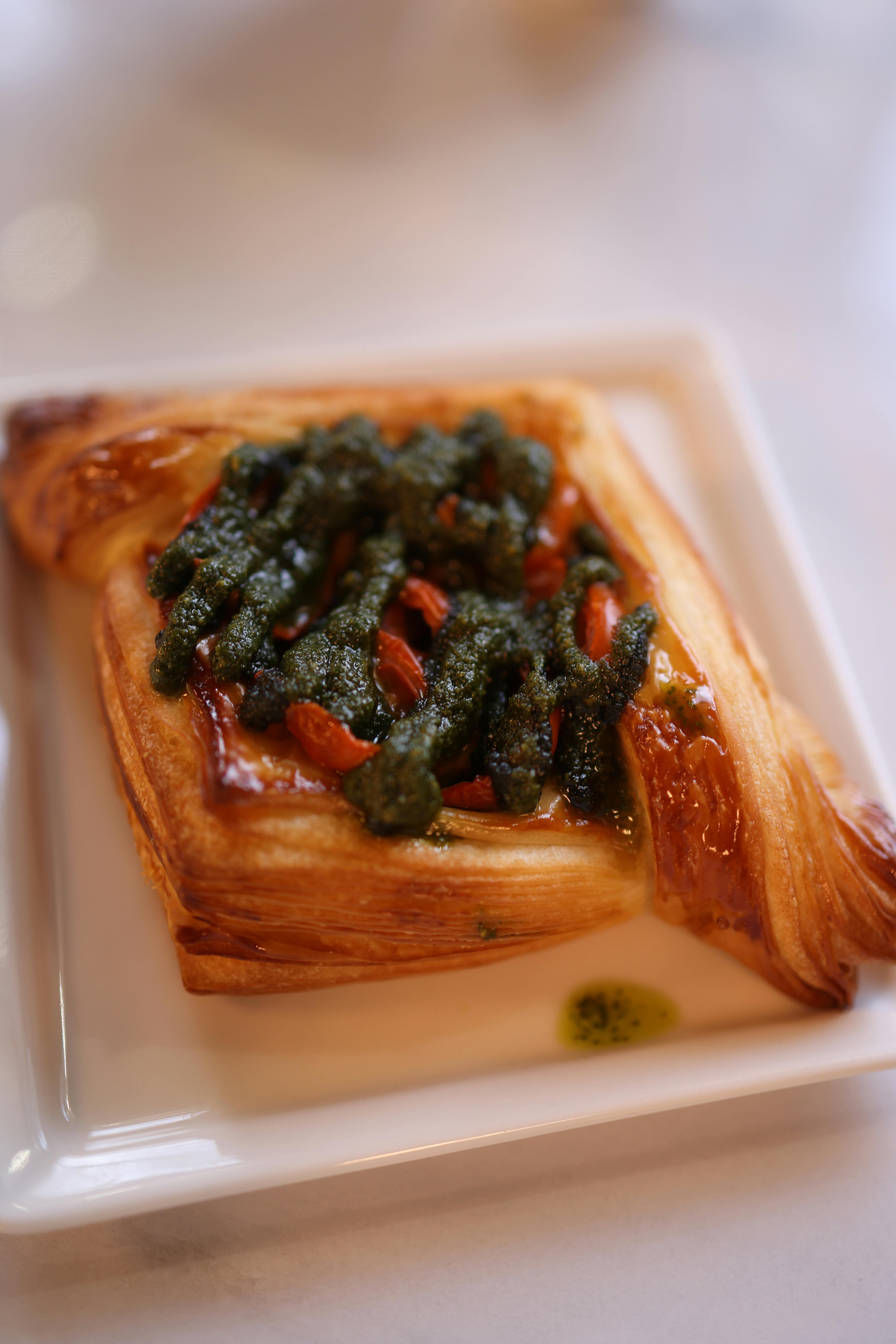 Sour Pastry with Spinach · Free Stock Photo