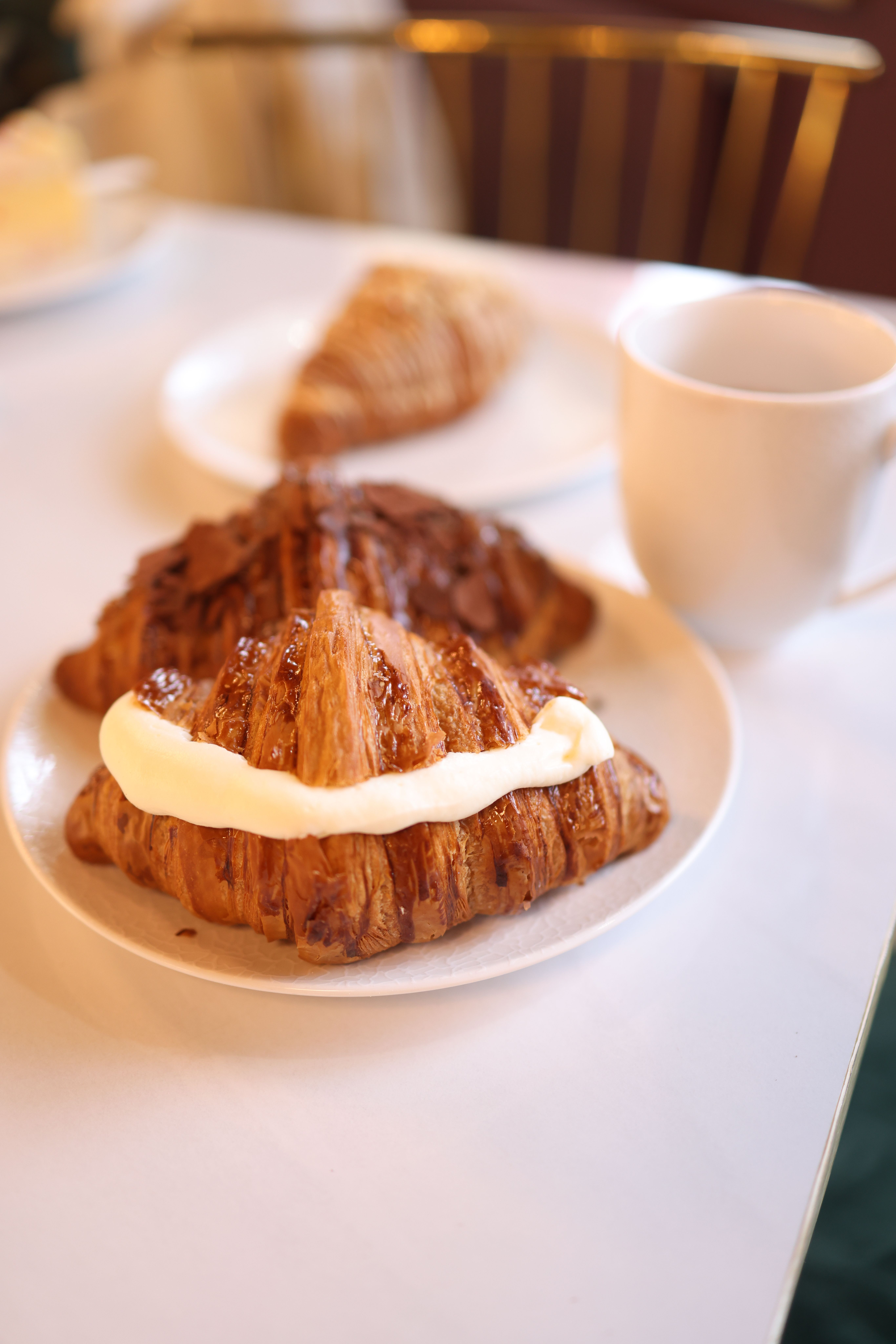 Croissant with Cream · Free Stock Photo