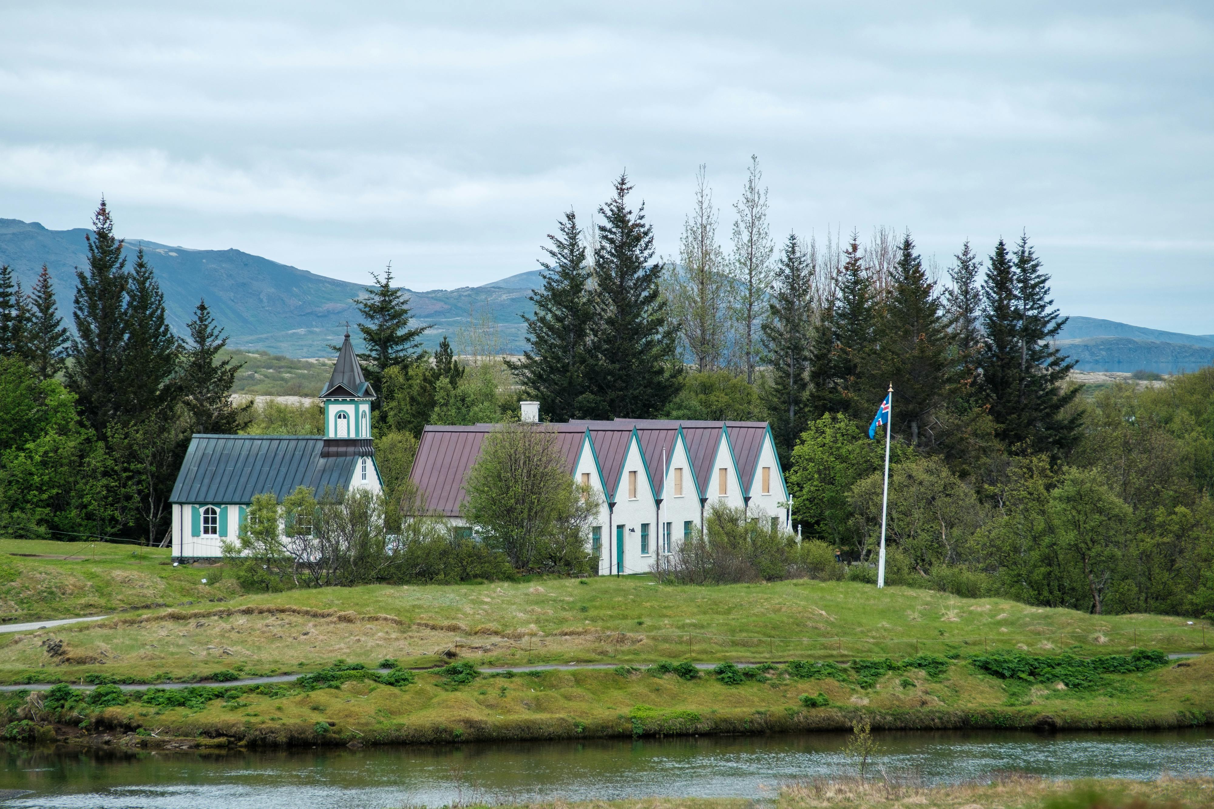 View of the Thingvallakirkja Church in Iceland · Free Stock Photo