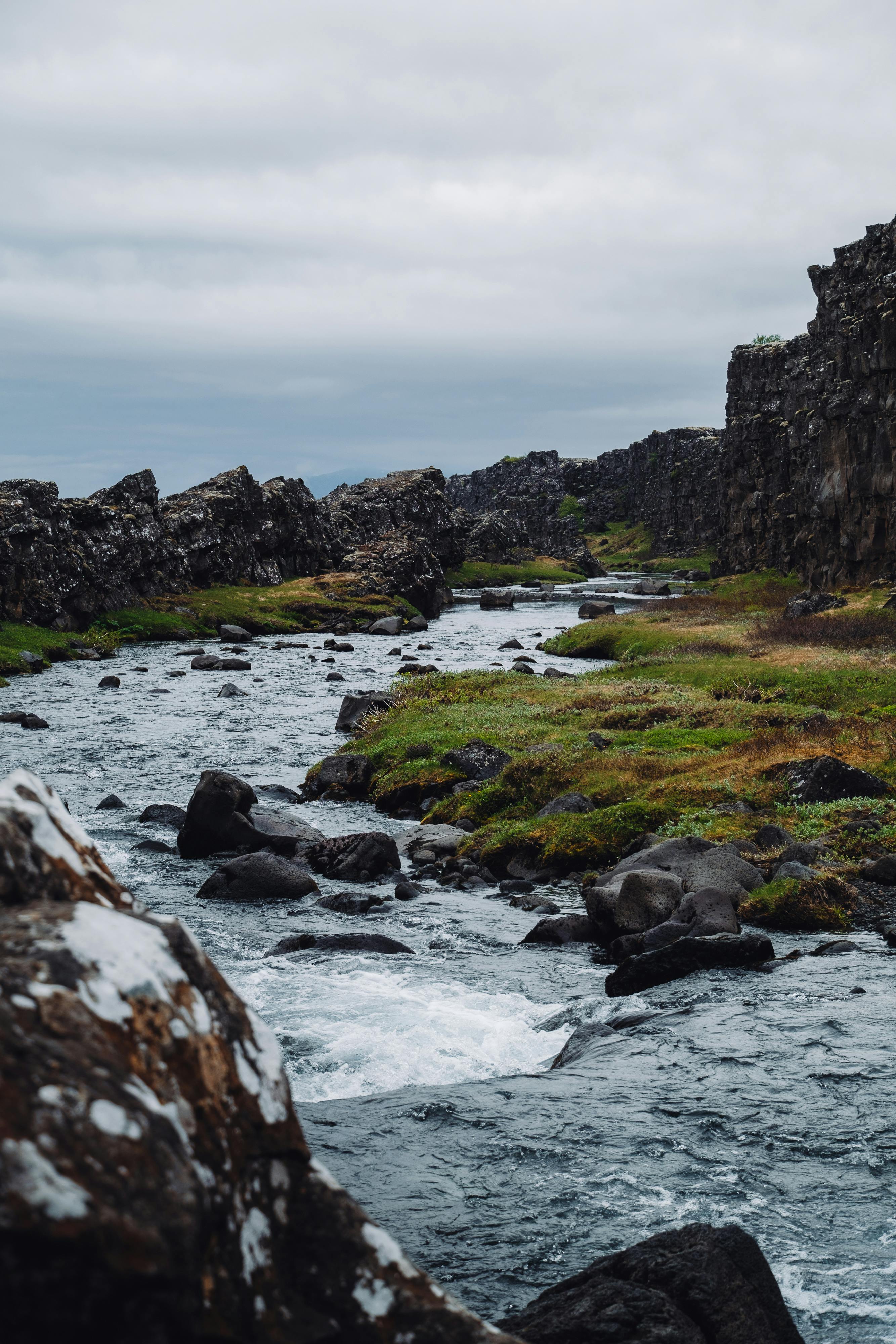 Rushing River Among the Rocks · Free Stock Photo