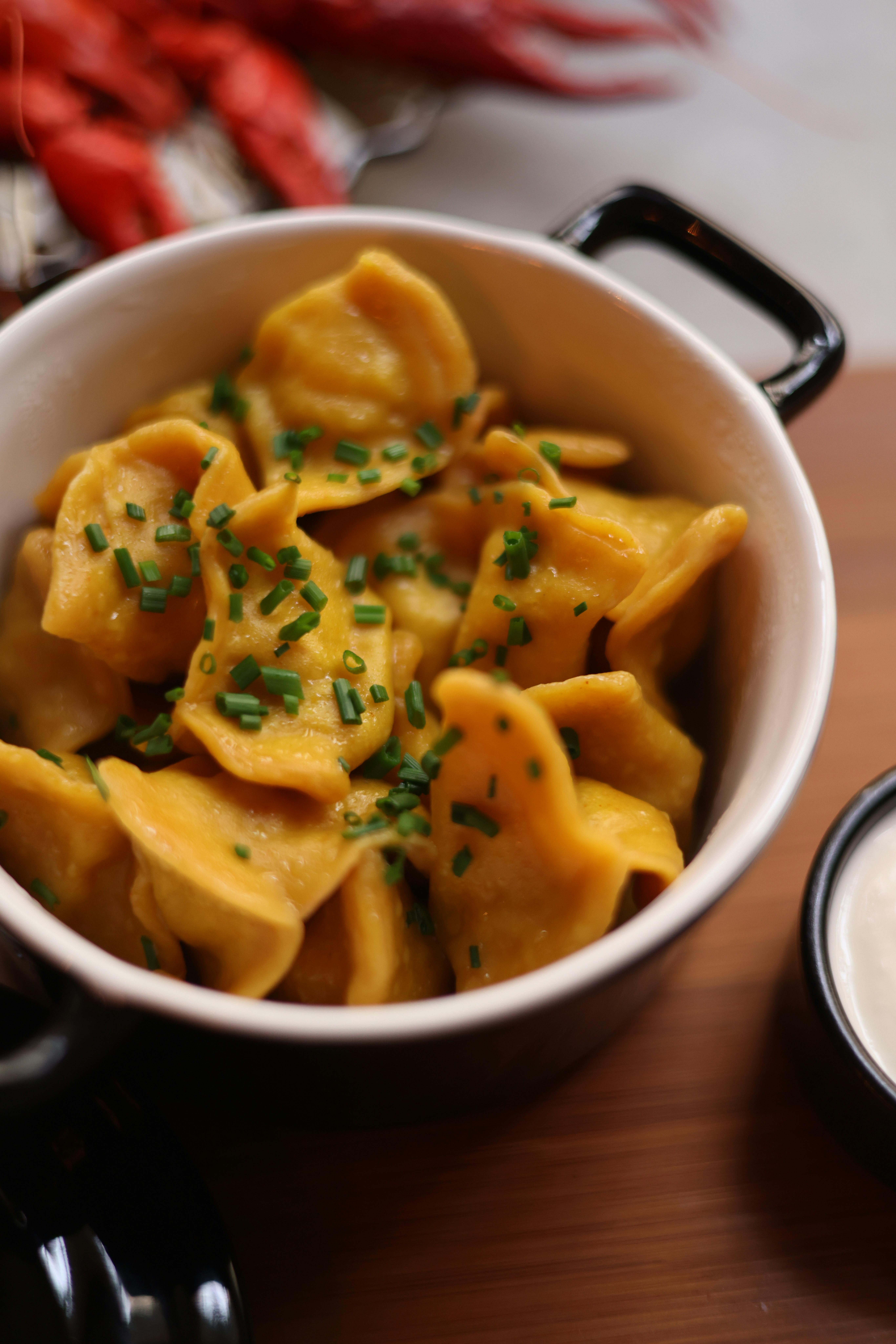 Cooked Dumplings in White Ceramic Bowl · Free Stock Photo