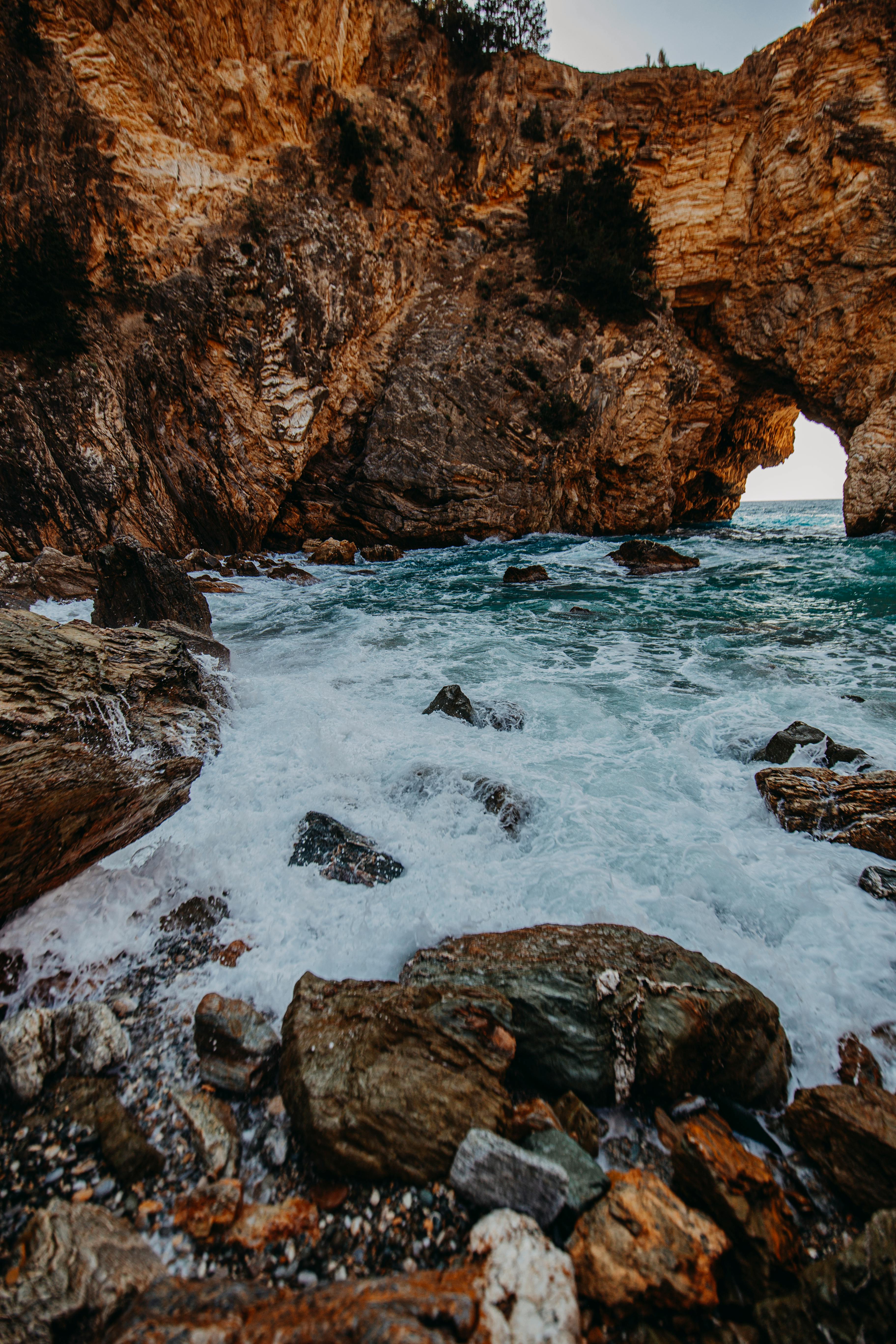 Island Cliff Shore · Free Stock Photo