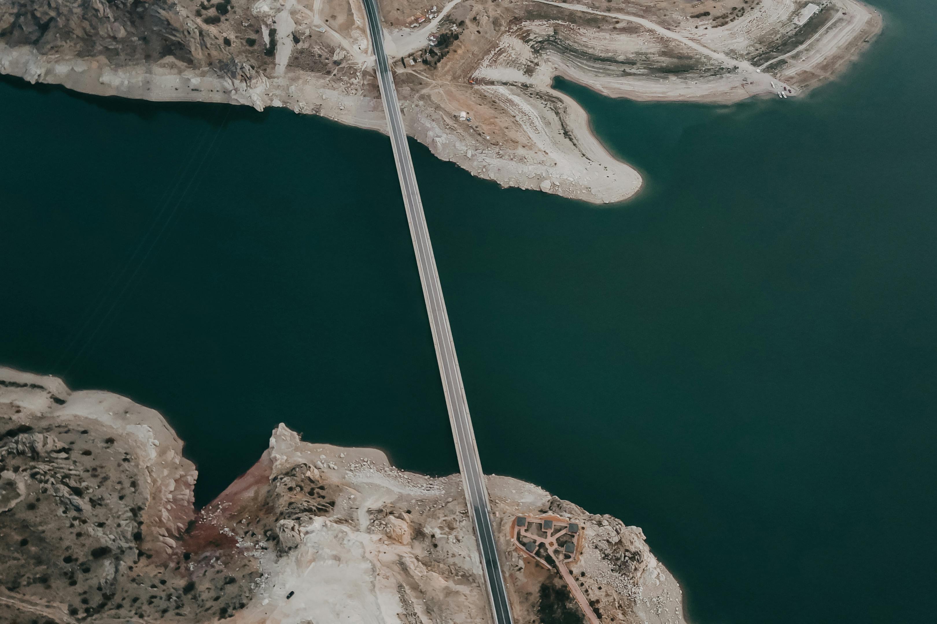 Aerial View of the Pamban Bridge Connecting Mandapam with Rameswaram on ...
