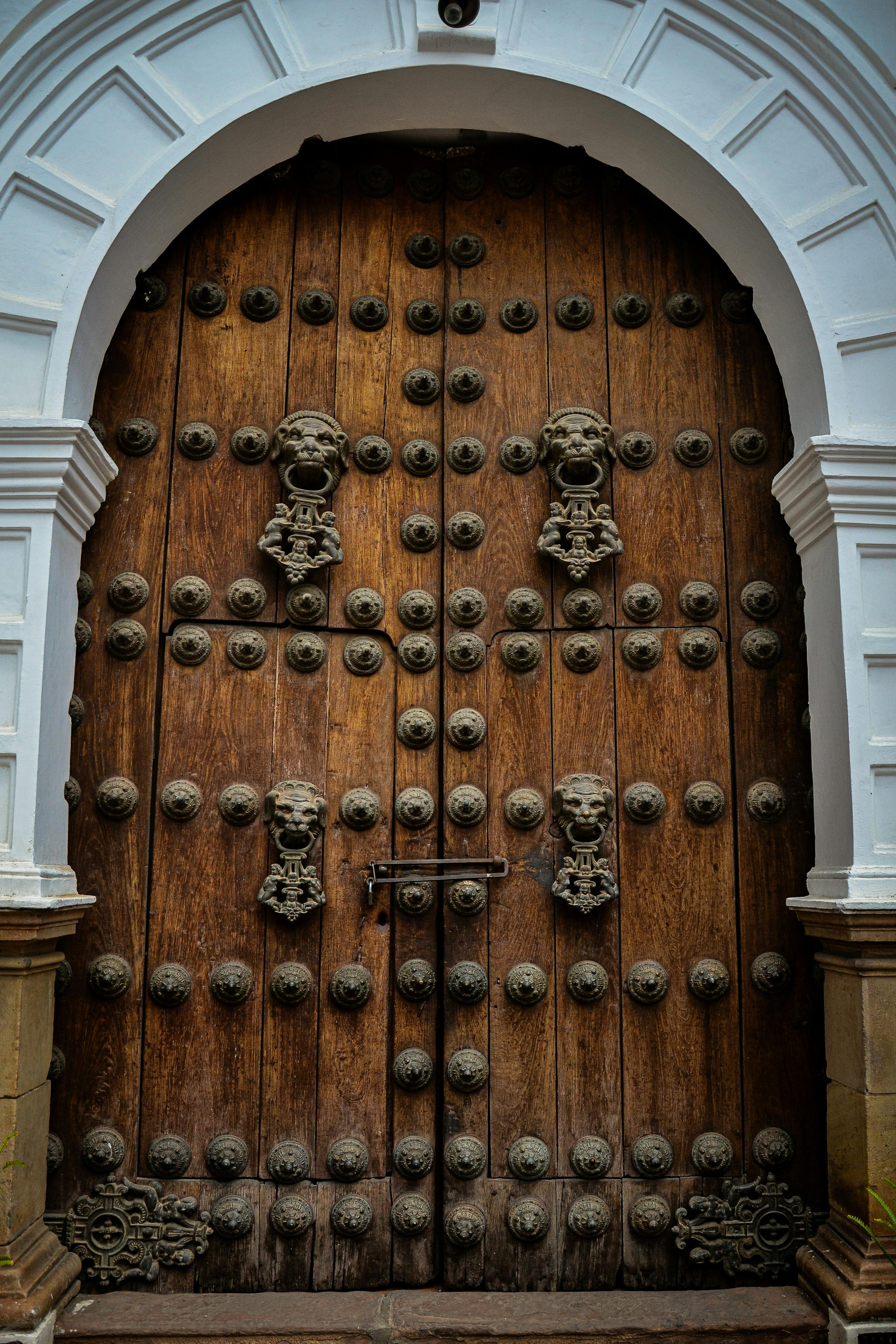 Large Wooden Entrance Gate · Free Stock Photo