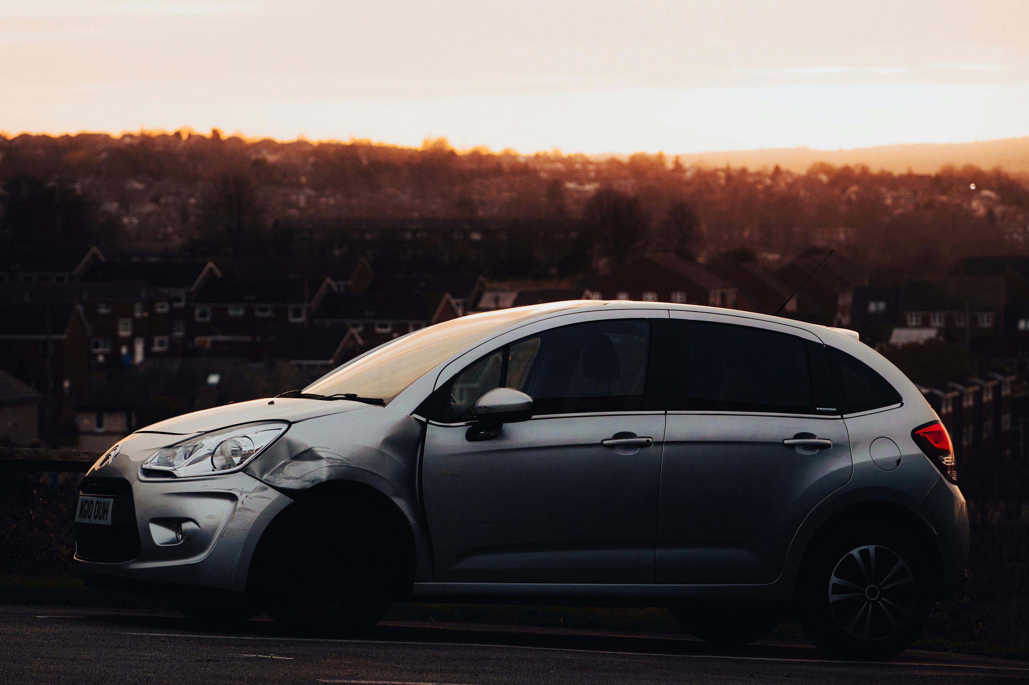 Silver Citroen C3 · Free Stock Photo
