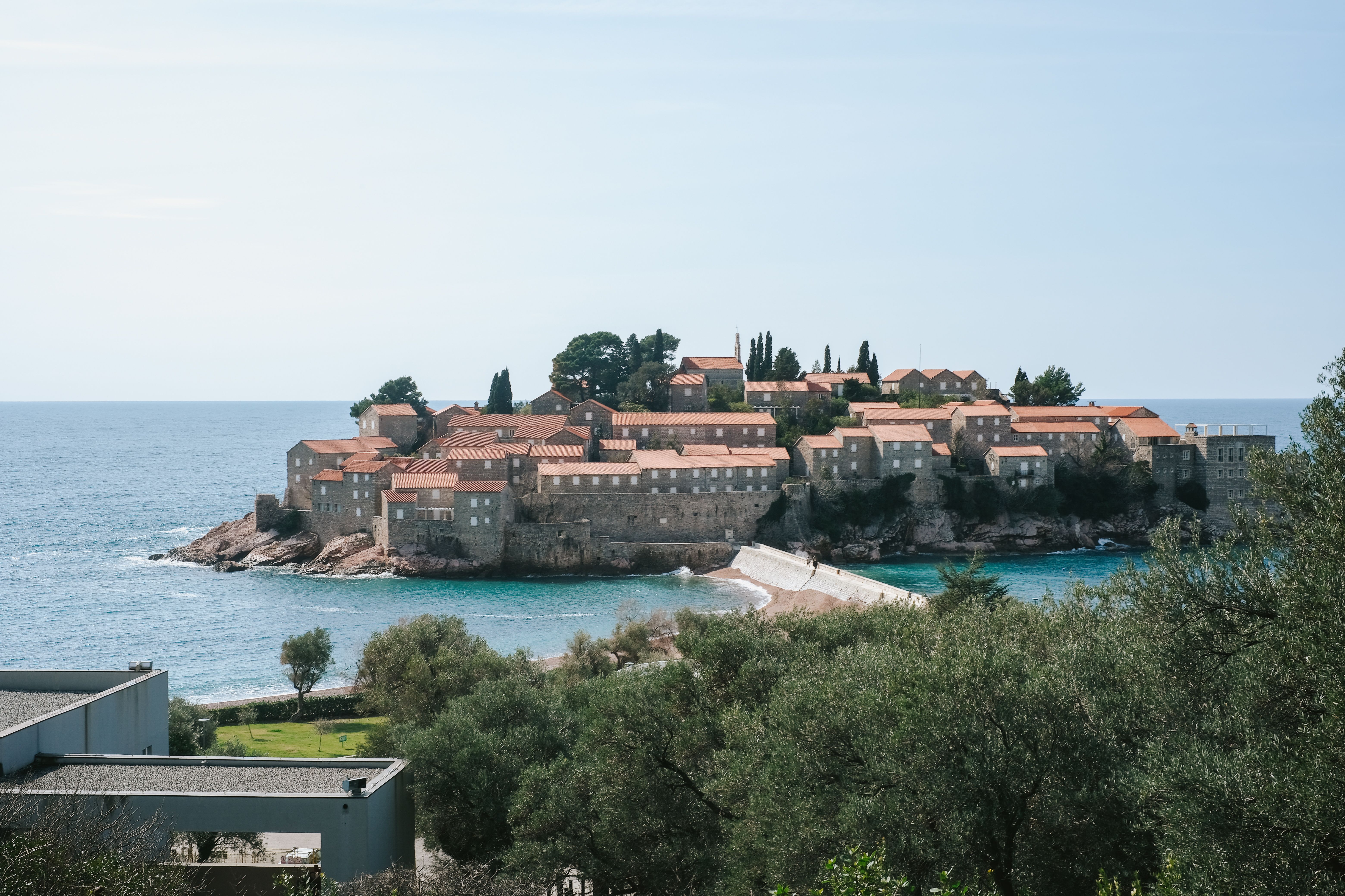 Castle on an Island in Montenegro · Free Stock Photo