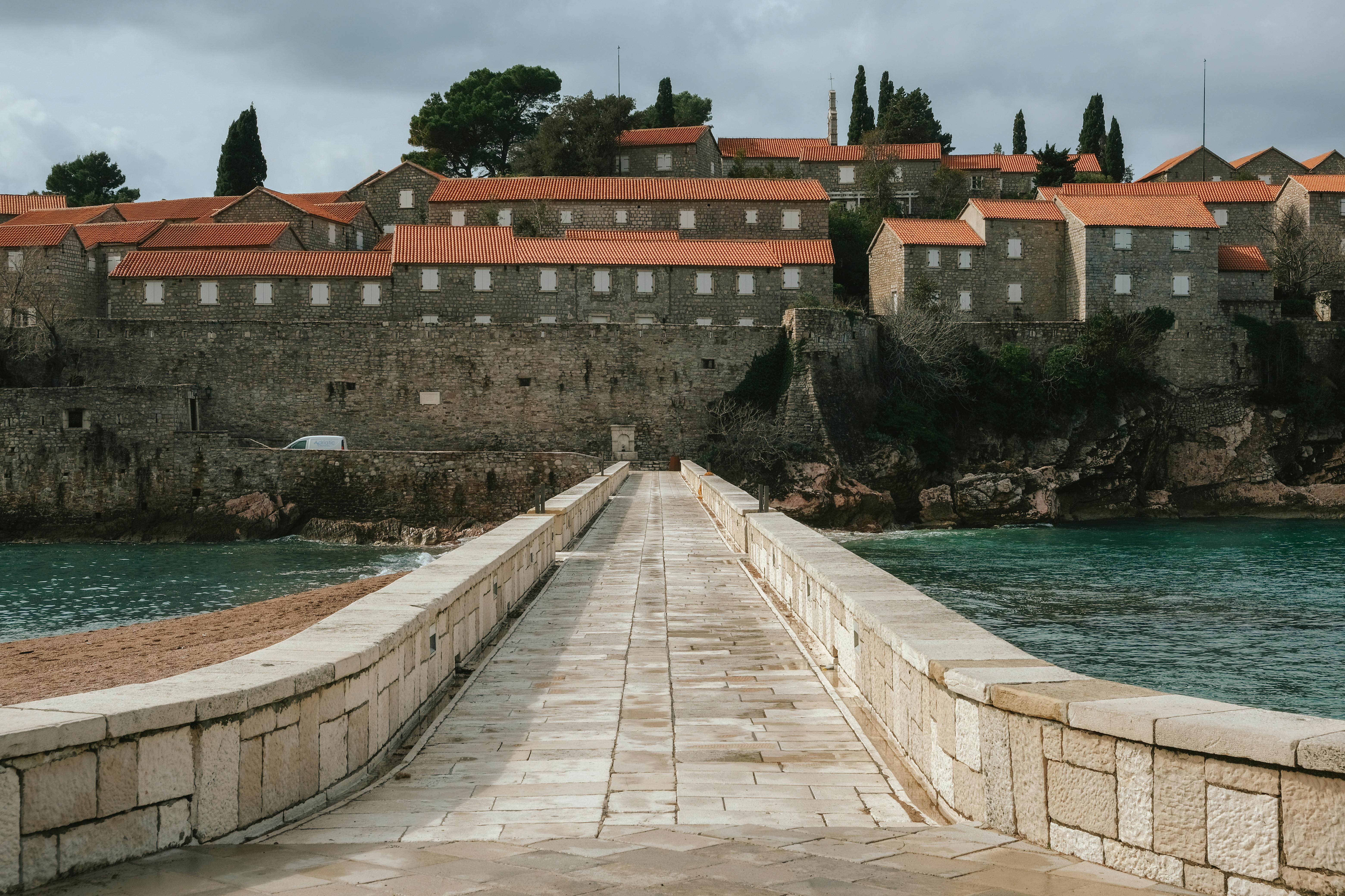 Foto de stock gratuita sobre agua, castillo, castillos, costa, edificio, mar, montenegro, piedra ...