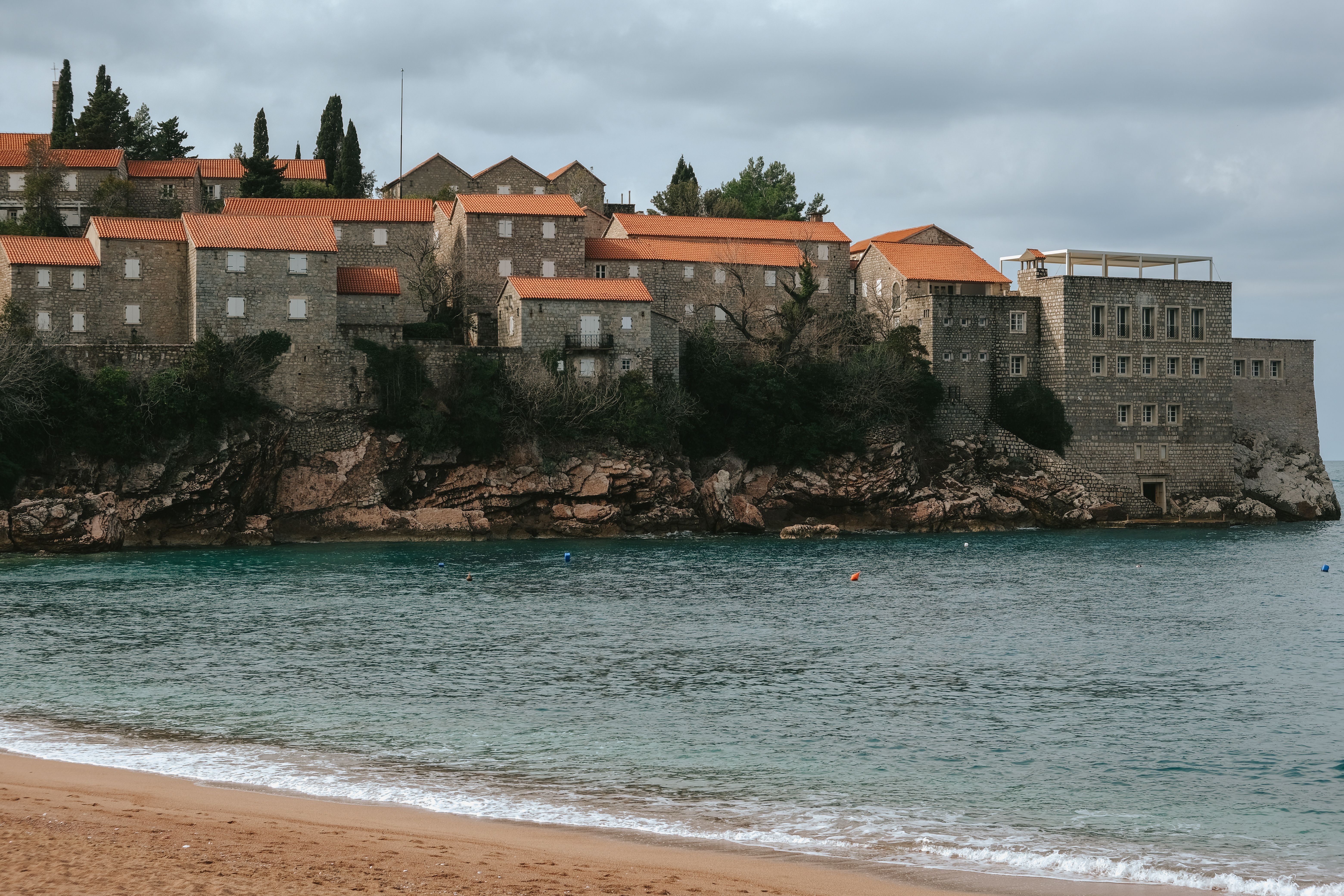 Castle on an Island in Montenegro · Free Stock Photo