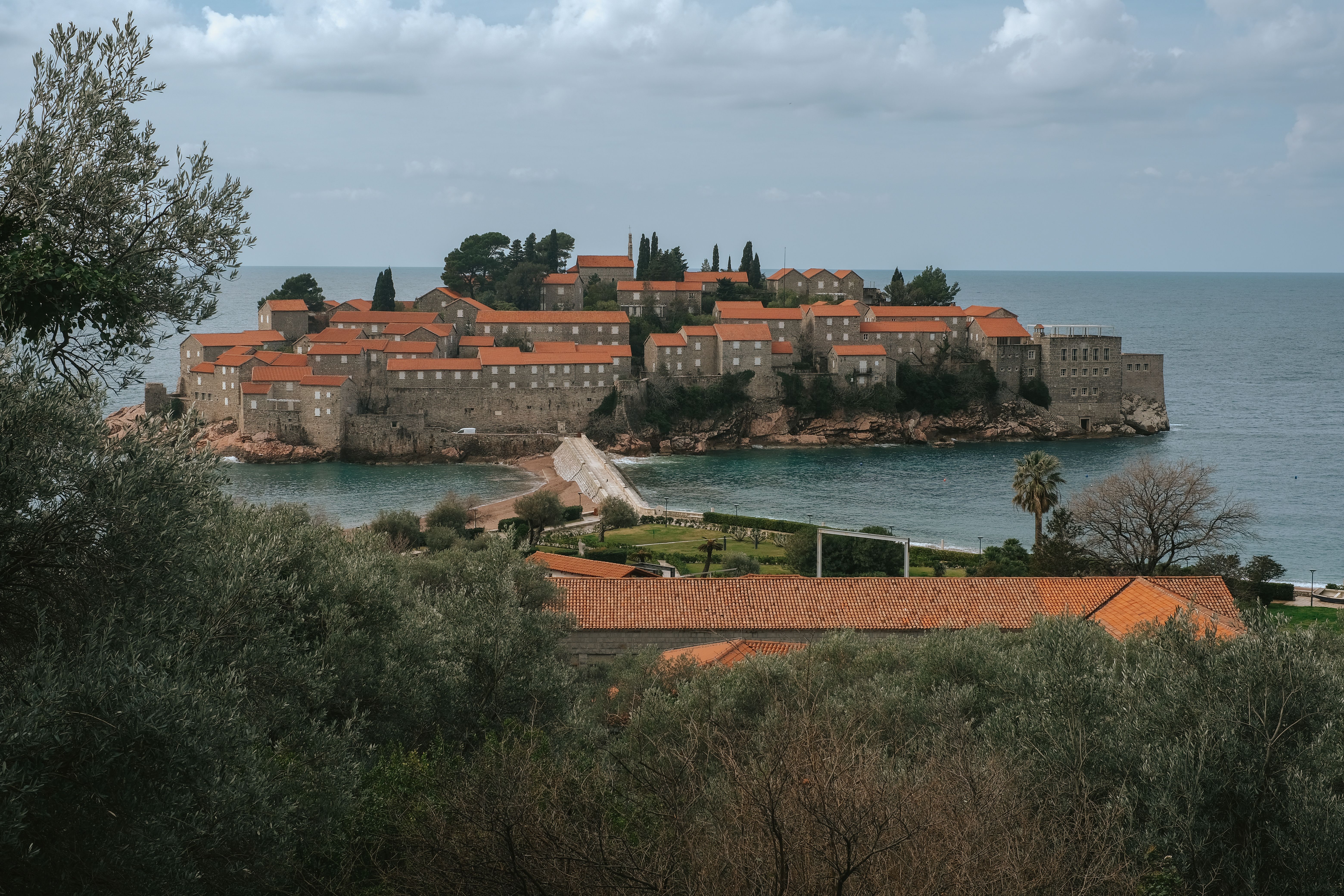 Castle on an Island in Montenegro · Free Stock Photo