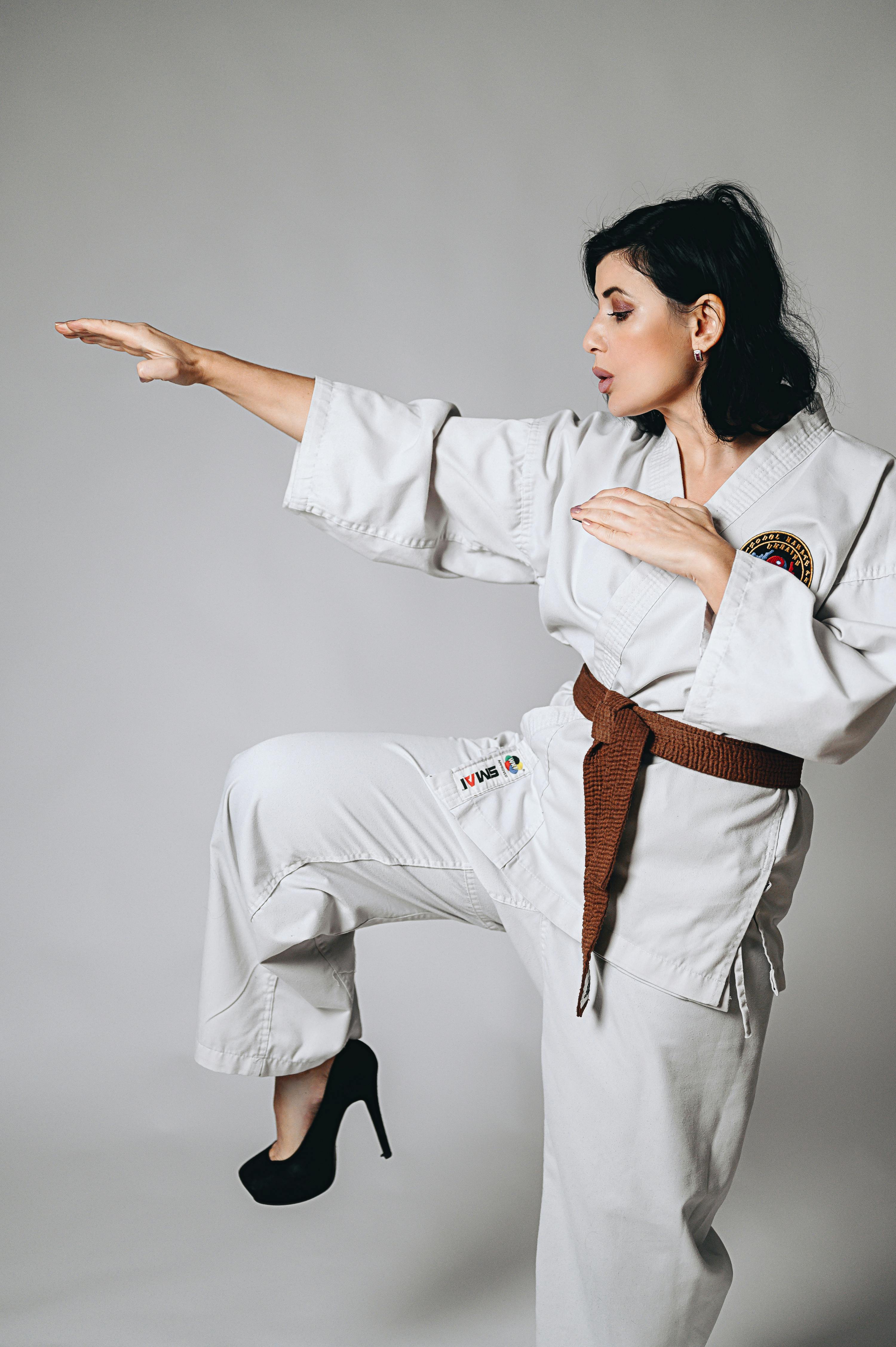 Woman Practising Martial Arts · Free Stock Photo