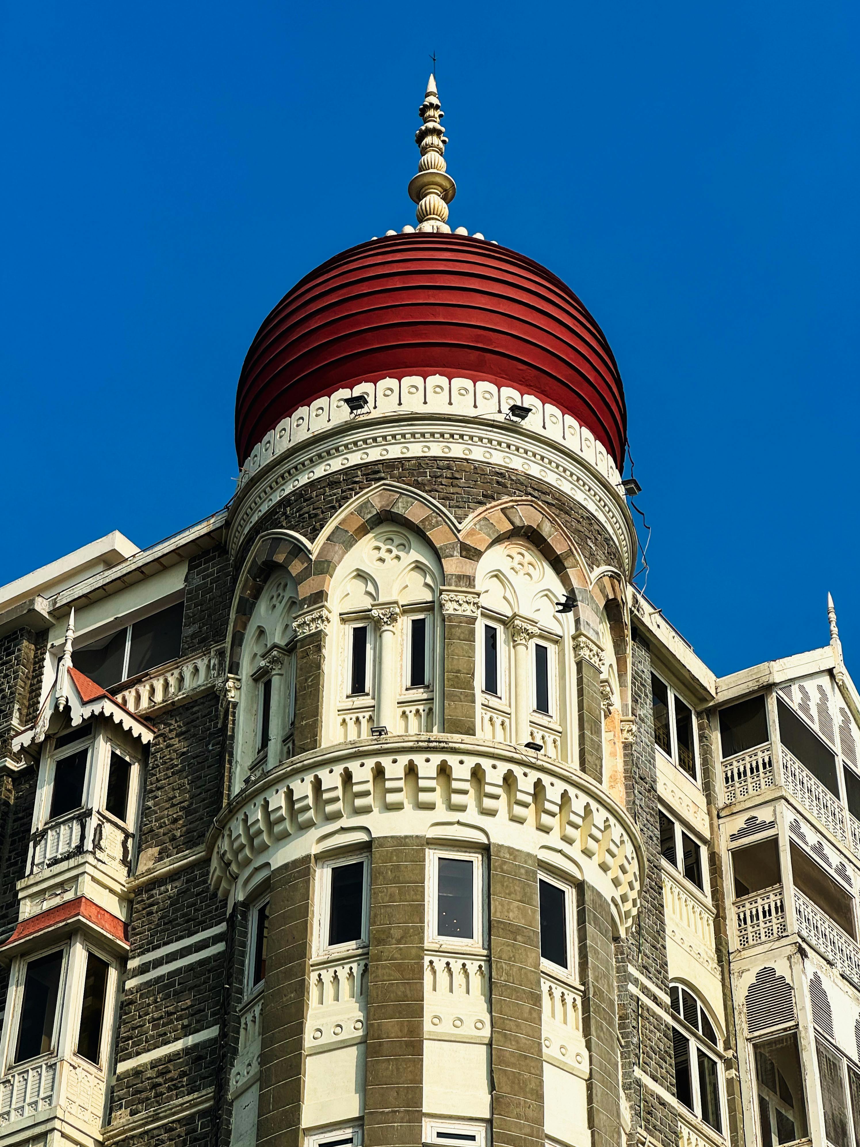 Tower of the Taj Mahal Palace Hotel in Mumbai · Free Stock Photo