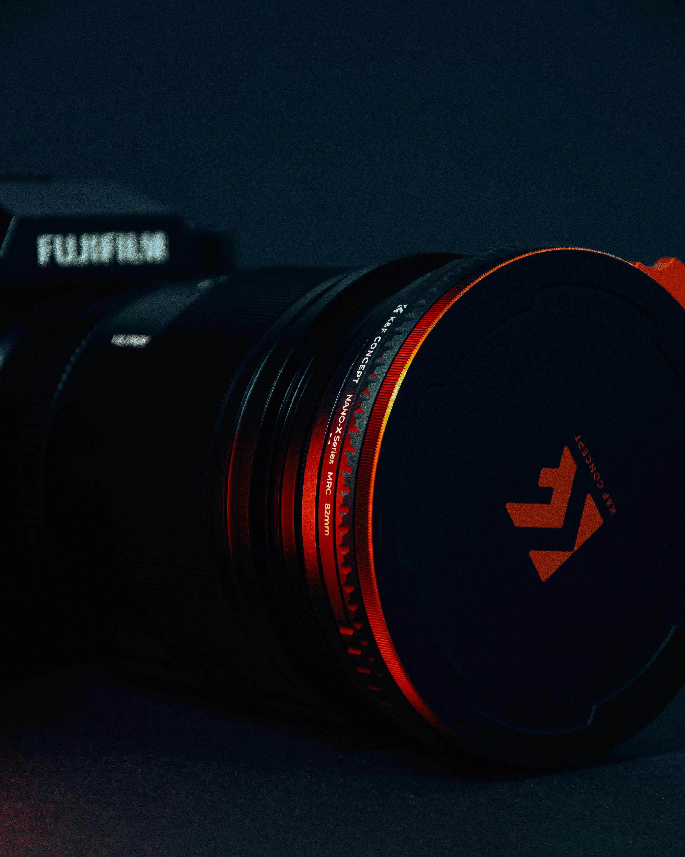 Lens in Red Light · Free Stock Photo