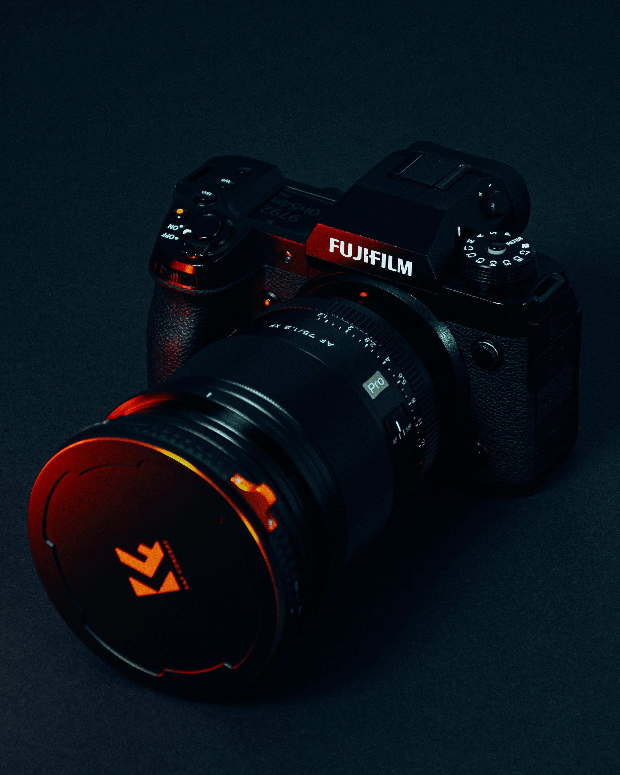 Camera in Red Light · Free Stock Photo