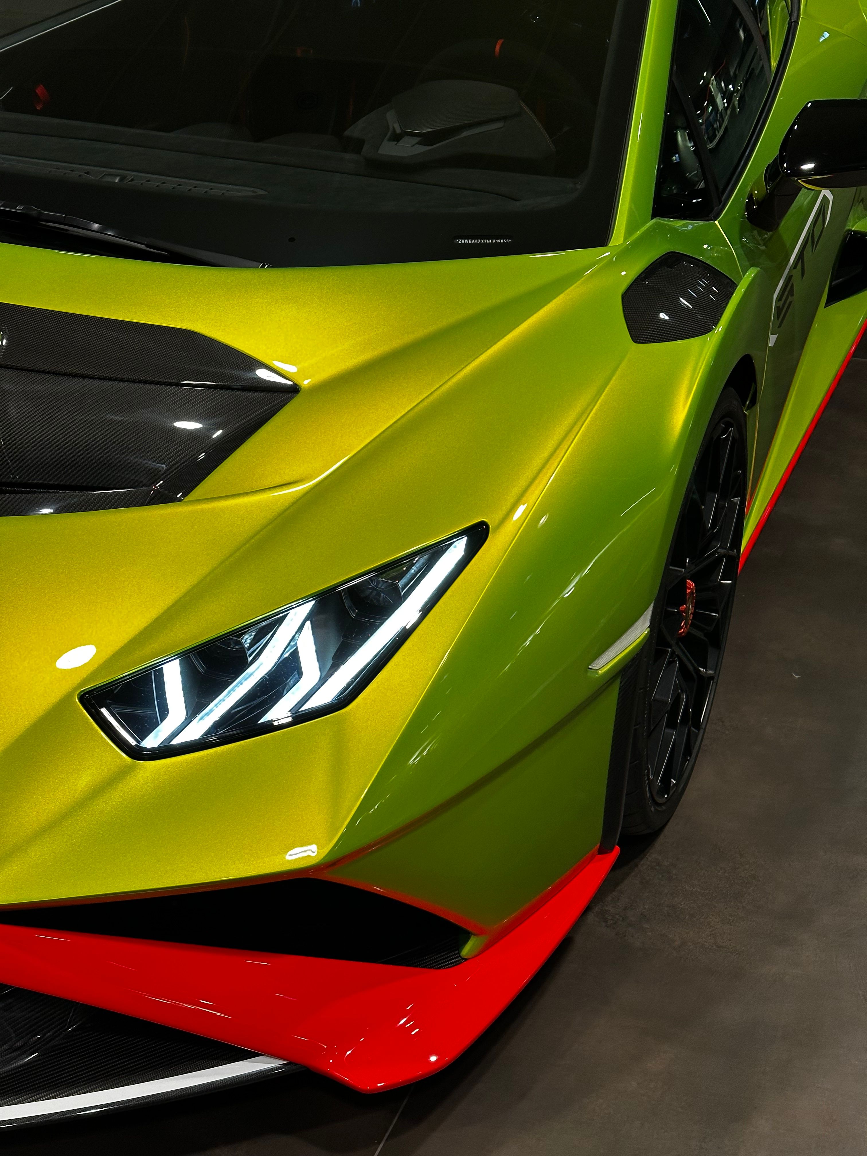 Red Lamborghini Huracan at Car Meet · Free Stock Photo