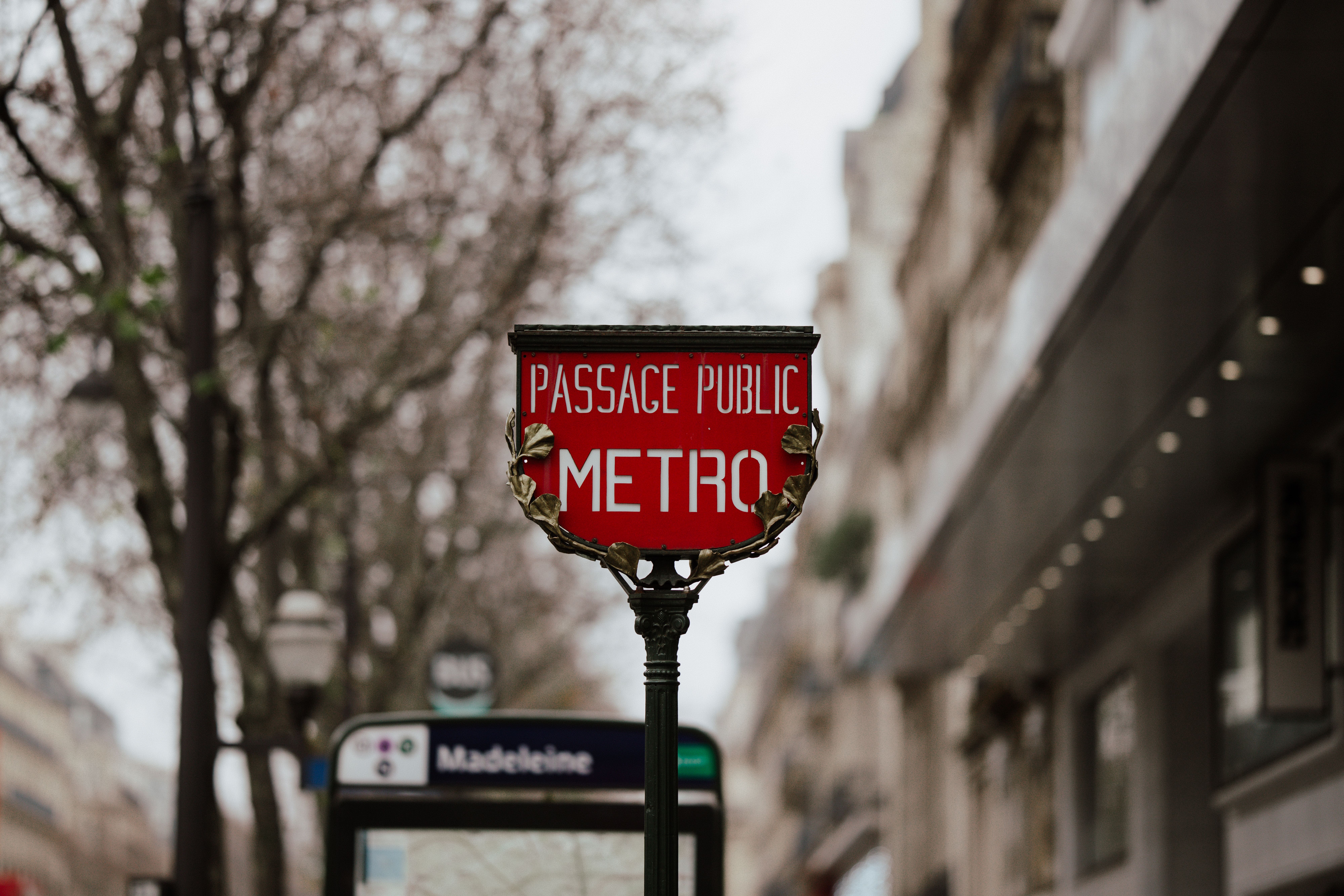 Metro Sign in Paris · Free Stock Photo