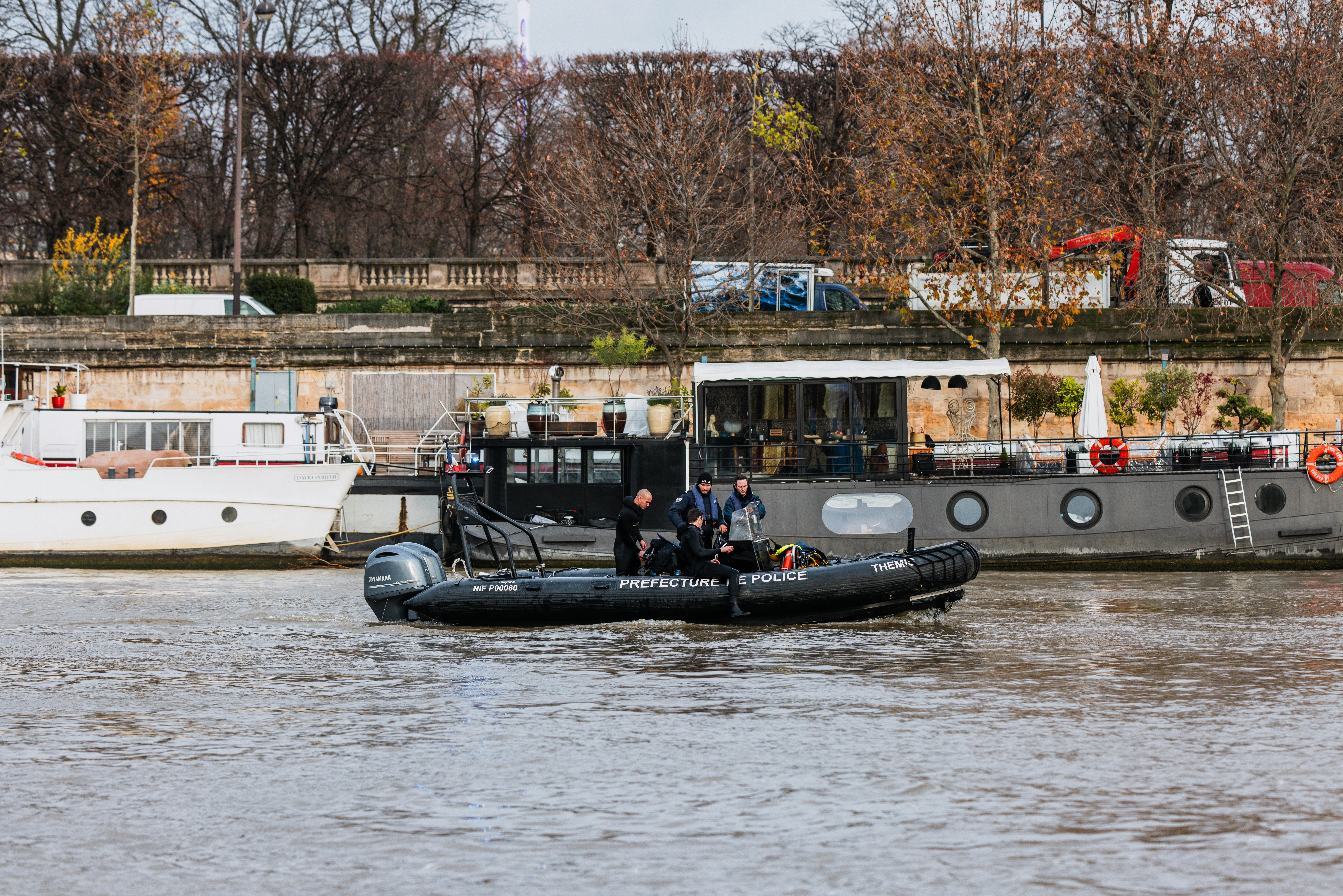 Police Boat in Harbor · Free Stock Photo