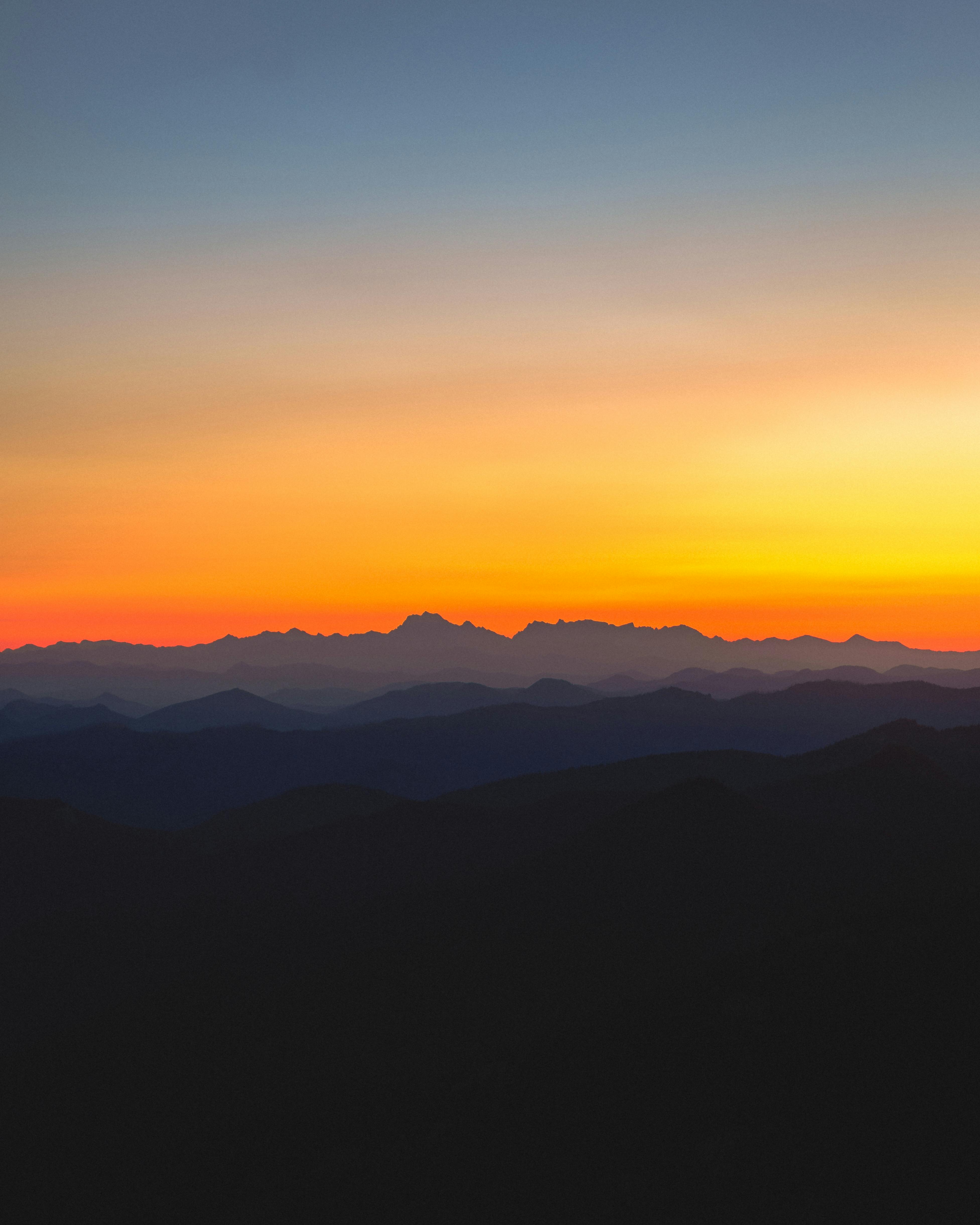 Sunrise Mountain View · Free Stock Photo