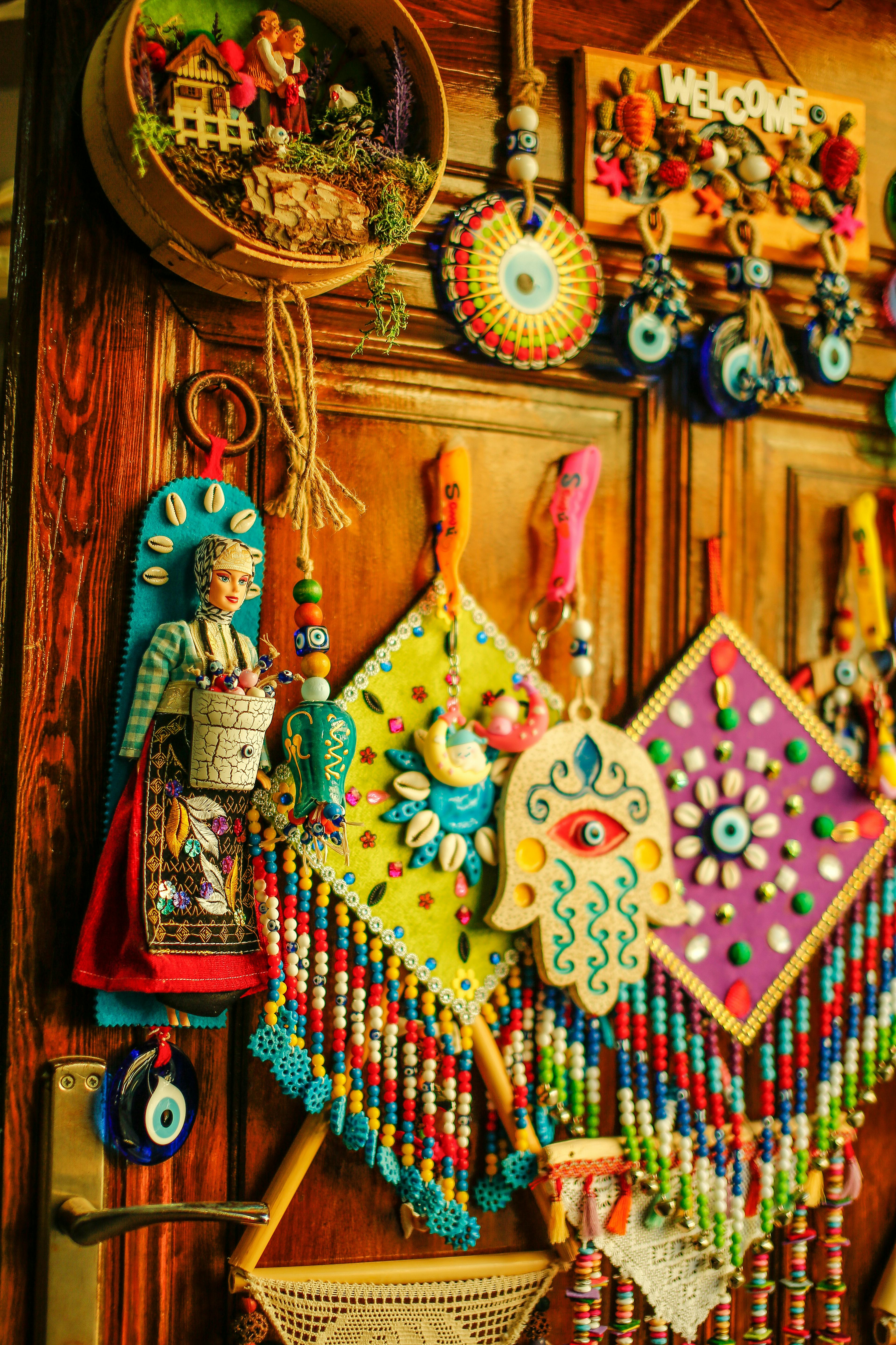 Handmade Decoration on a Bazaar · Free Stock Photo