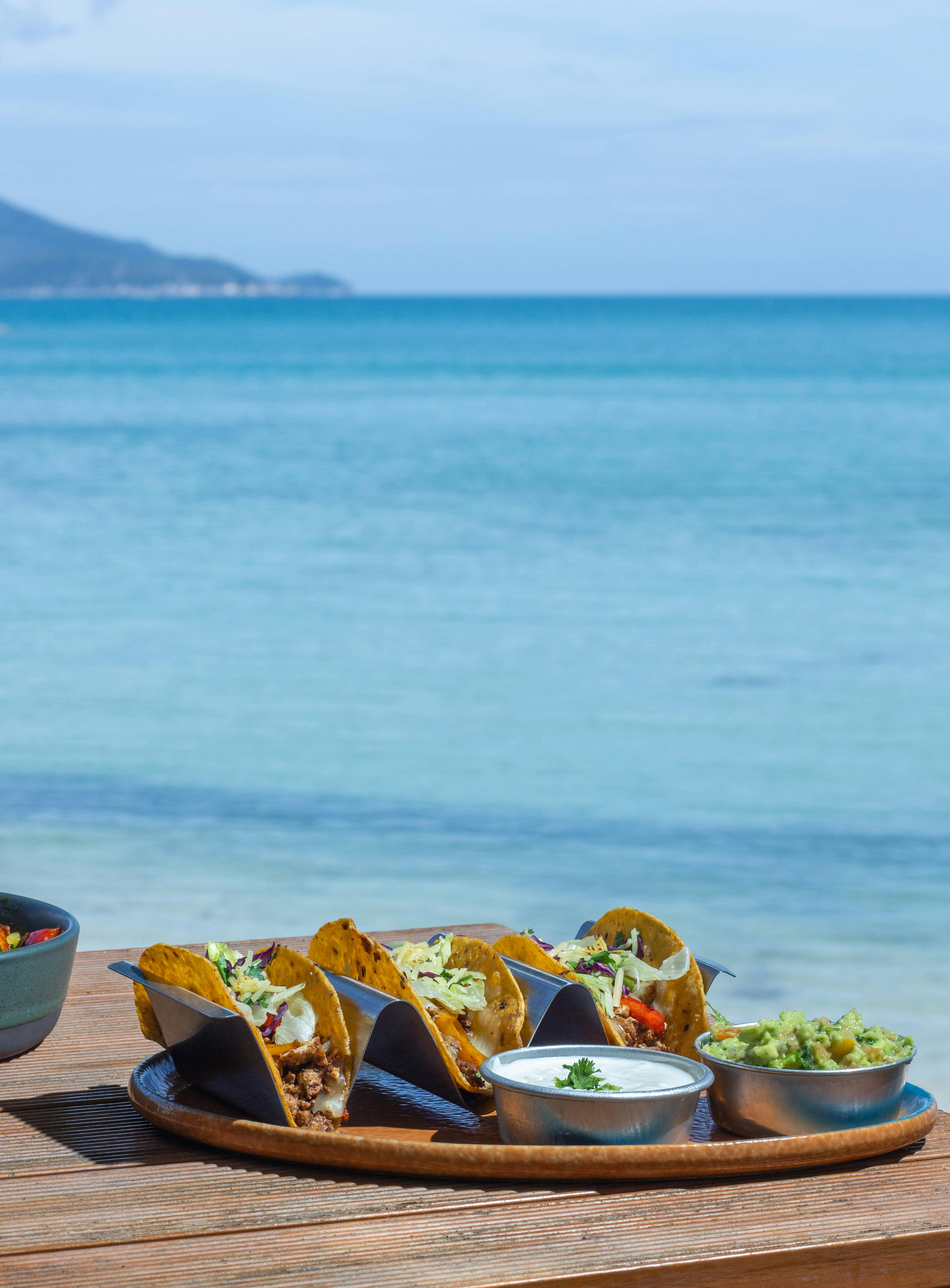 Tacos Served in a Restaurant by the Sea · Free Stock Photo