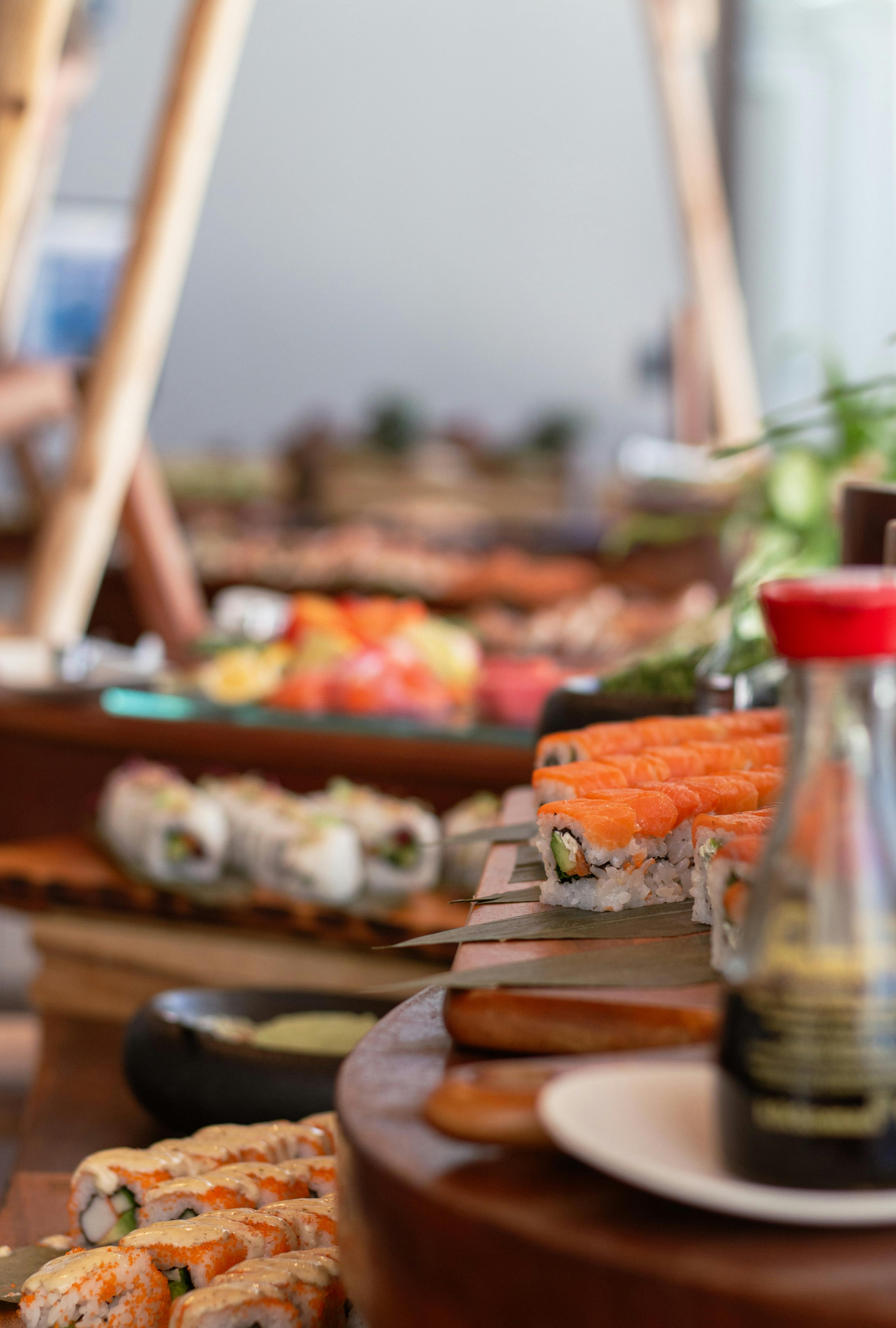 Close-up Photo of Sushi Served on Table · Free Stock Photo